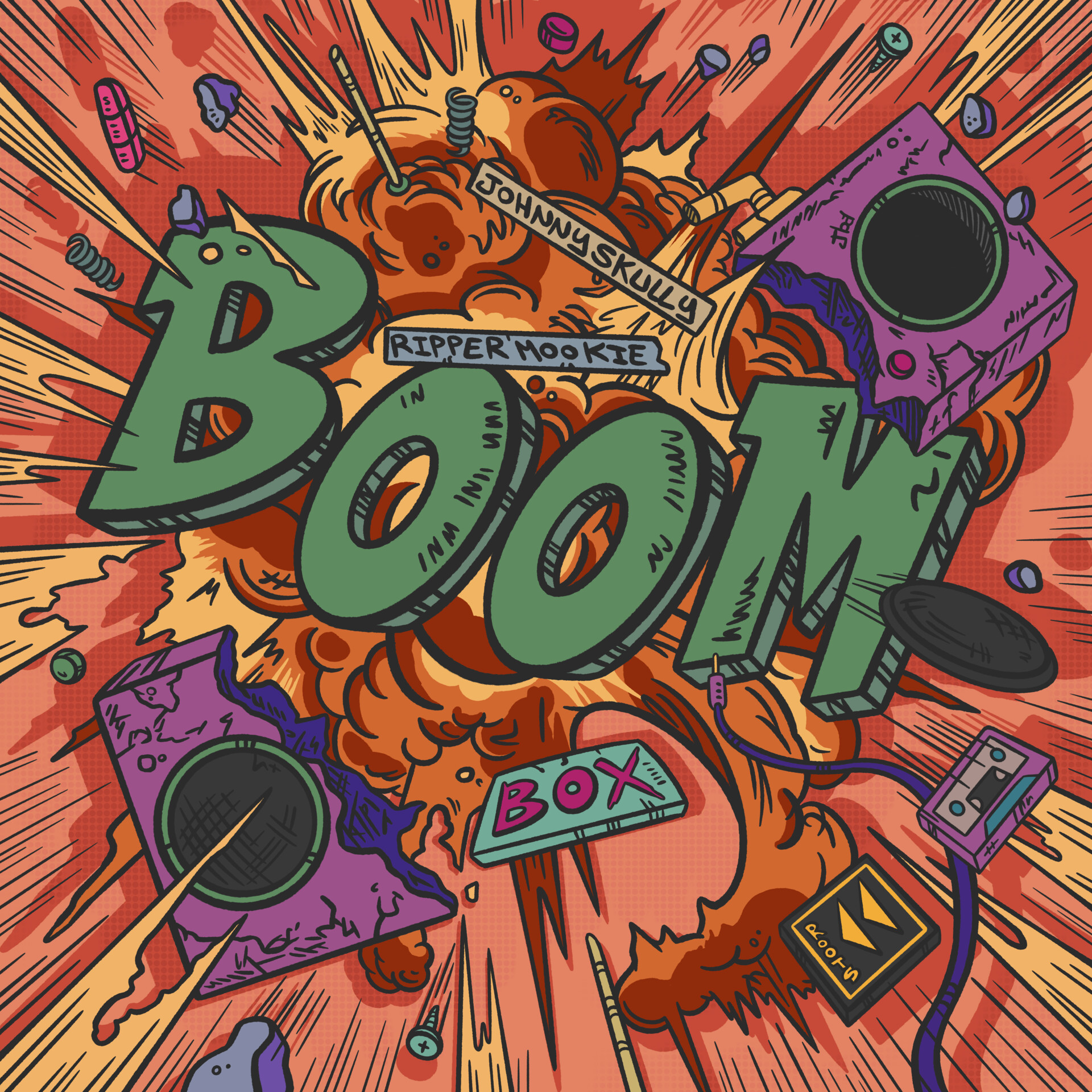 ArtStation - Boom Box Cover Music