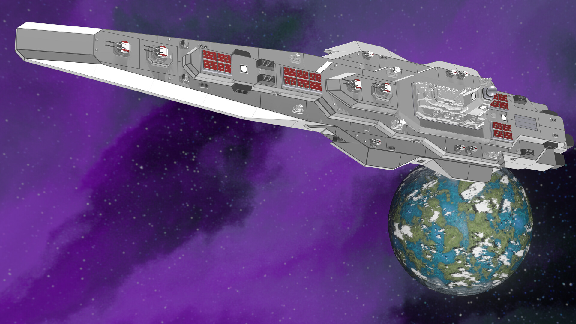 ArtStation - Loria Class Fleet Escort