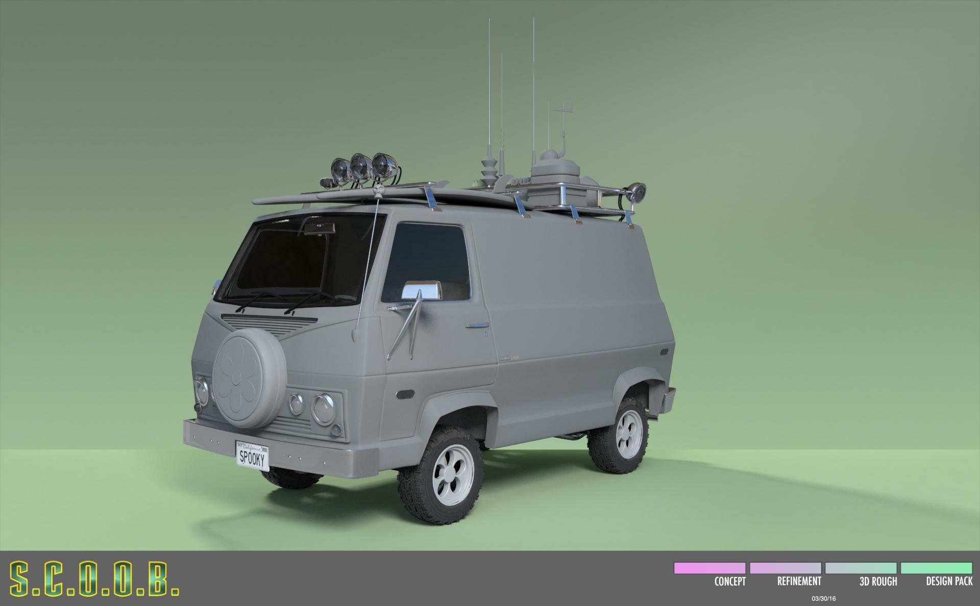 ArtStation - Scoob: Visual Development "Mystery Machine"