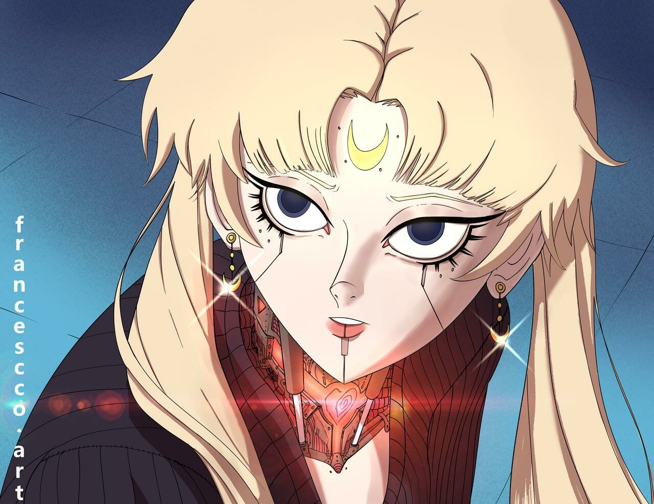 ArtStation - Cyber moon