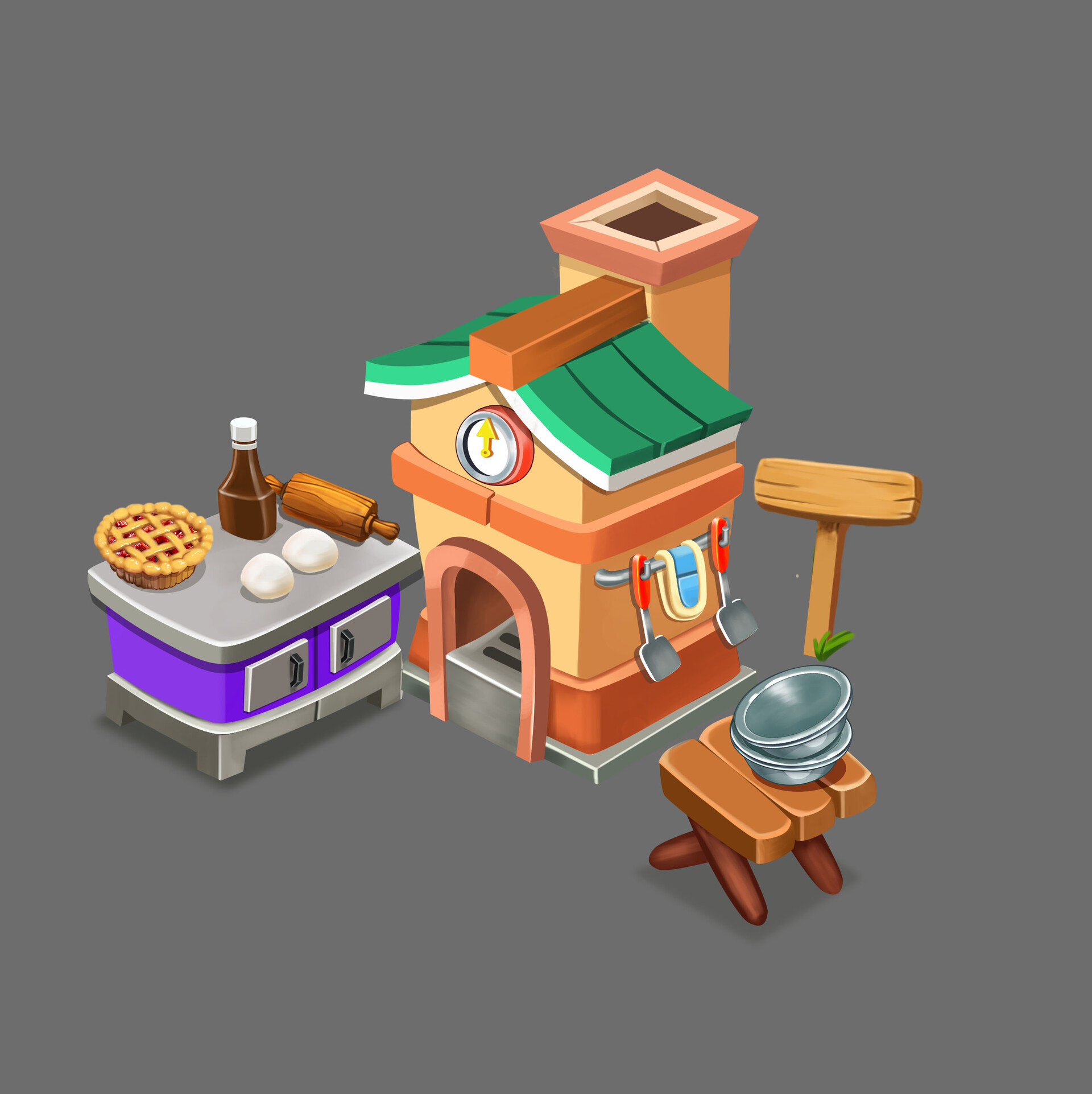 ArtStation - Village farm game