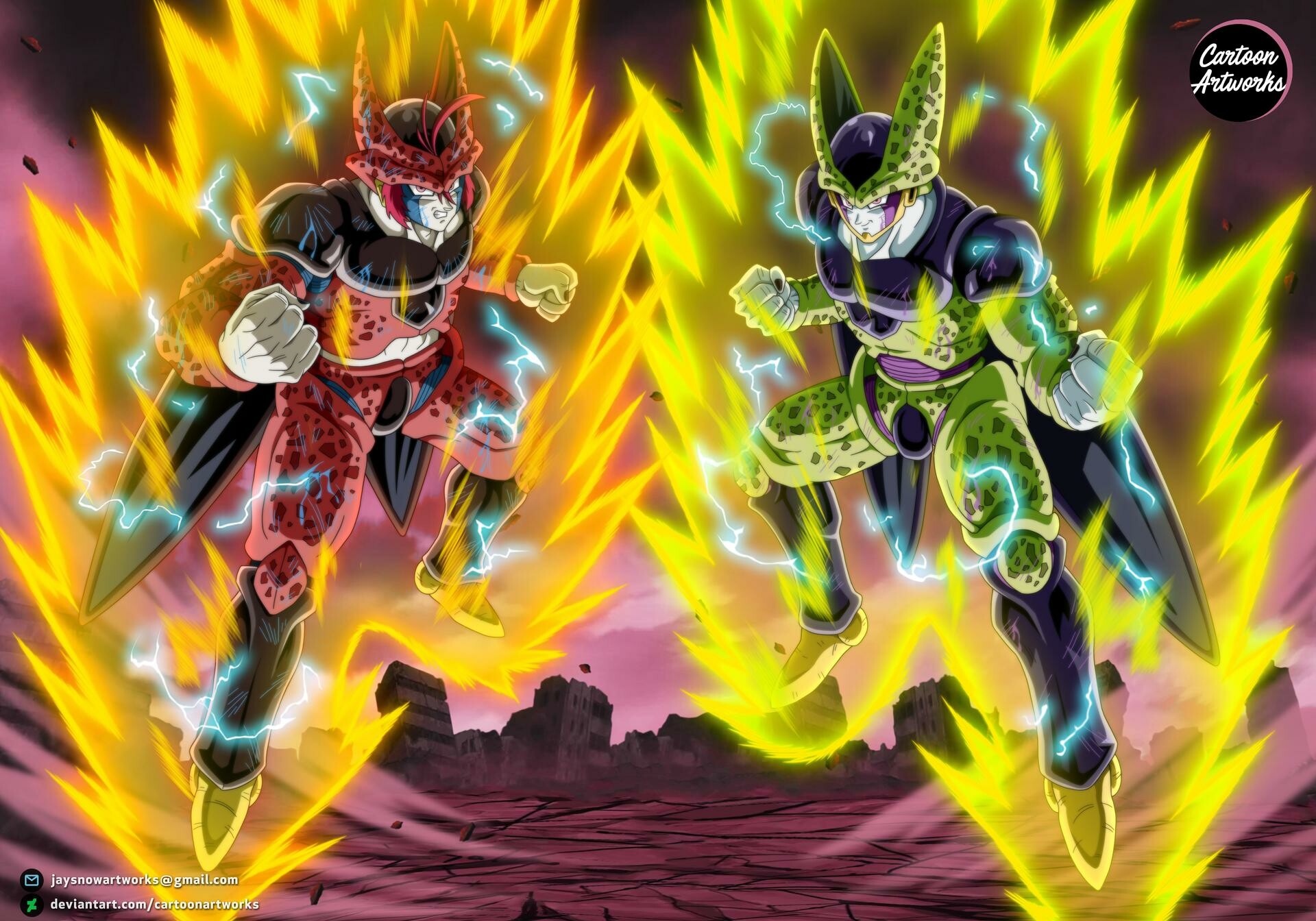 ArtStation - OC Cyto + Perfect Cell = COMMISSION