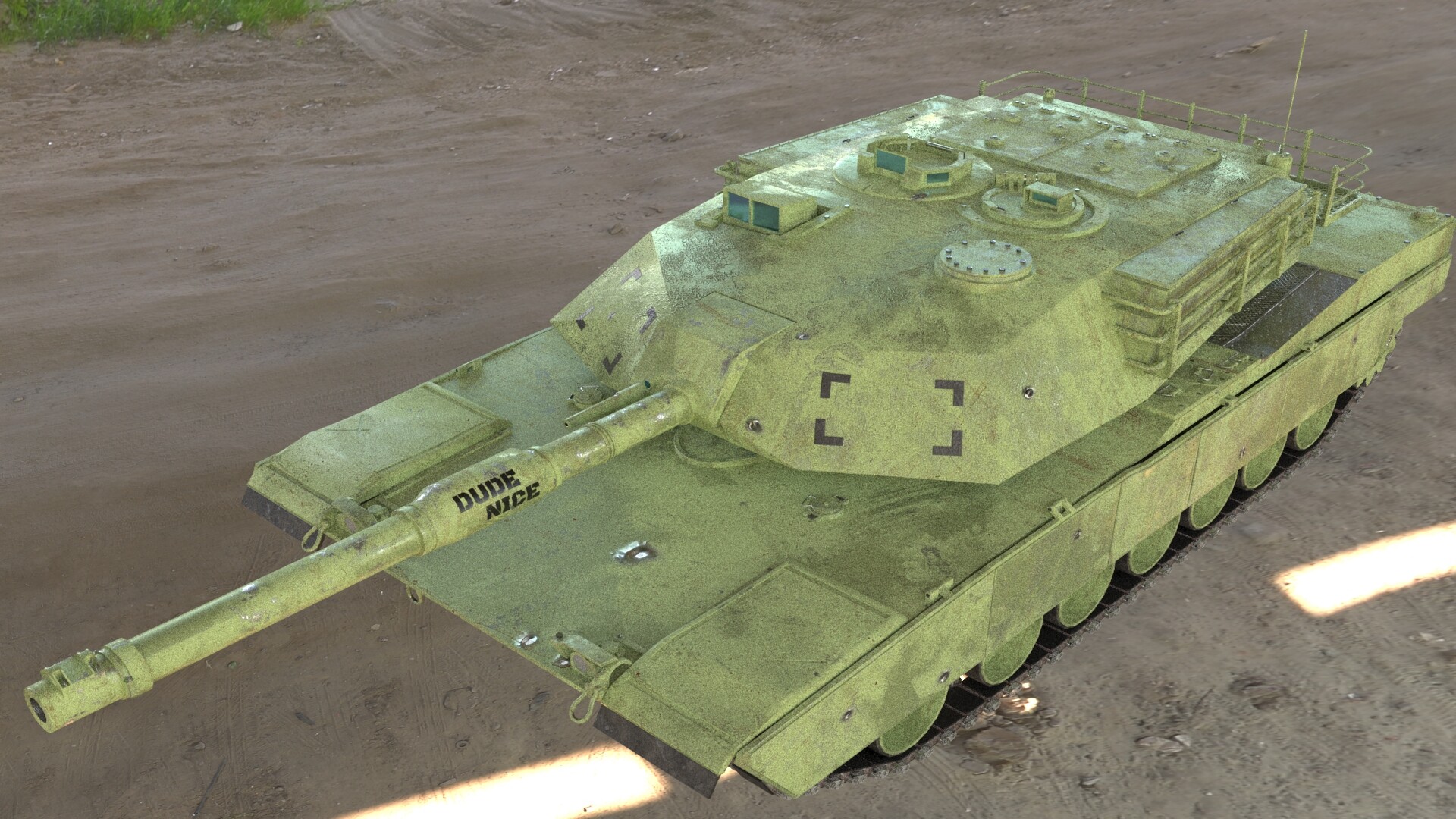 Kieran Reynolds - M1A1 Abrams Tank Model