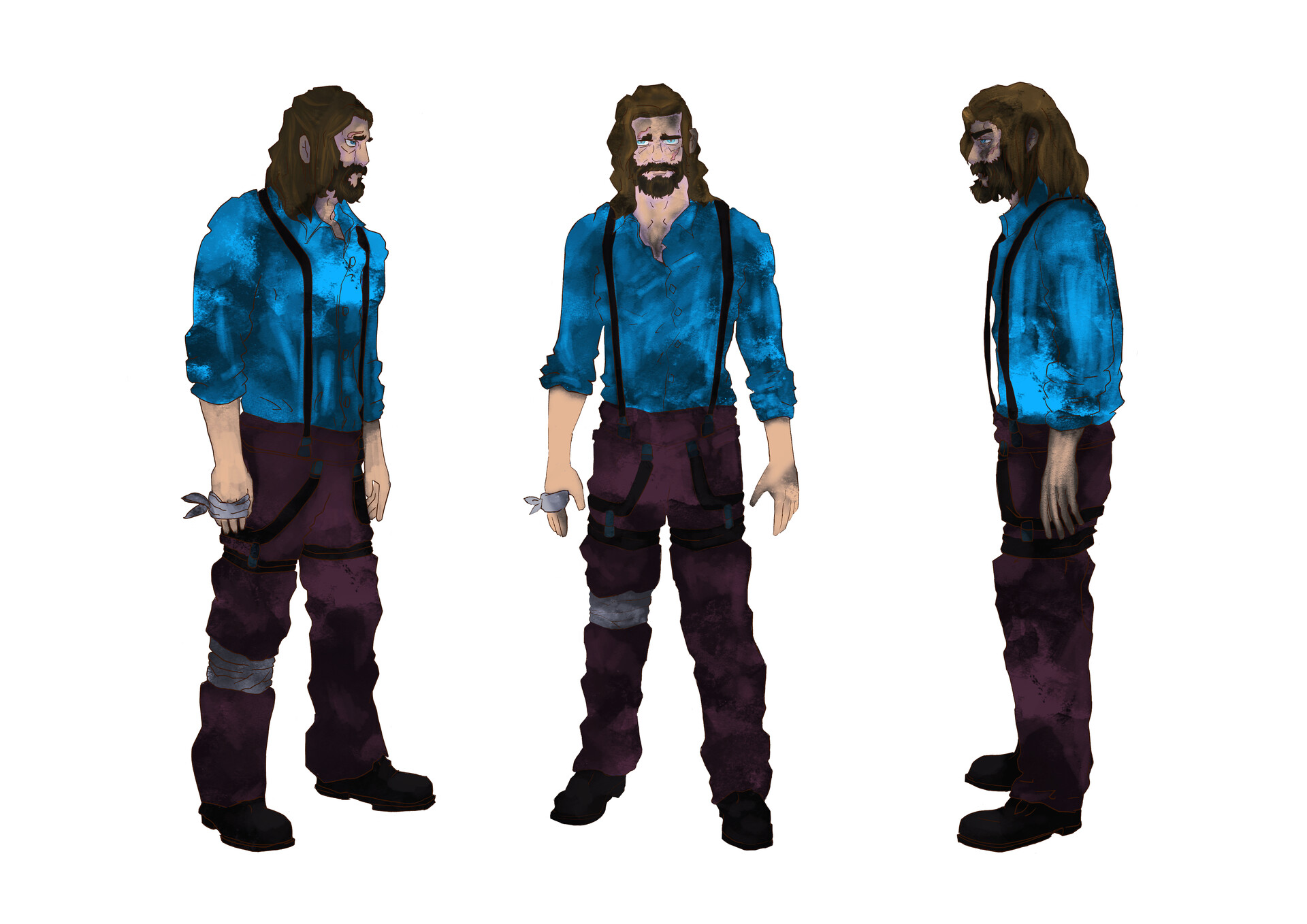 ArtStation - Dystopian Character Study