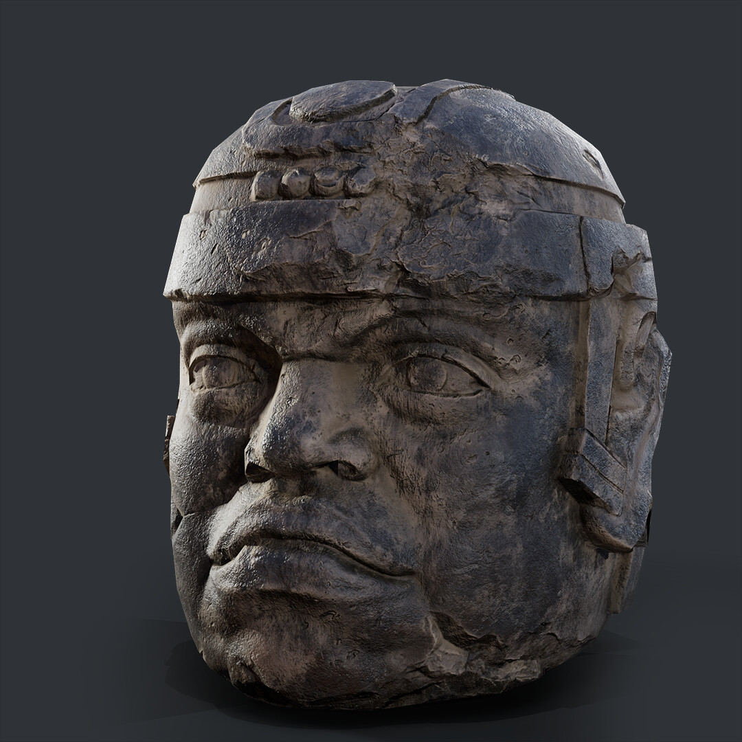 ArtStation - Olmec Head