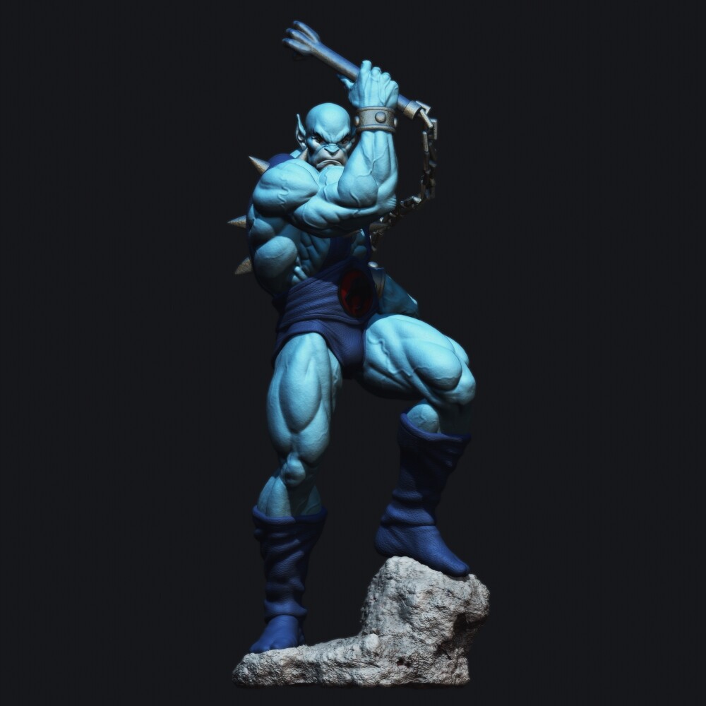ArtStation - Panthro Fanart STL / Complete / Thundercats / CG Pyro