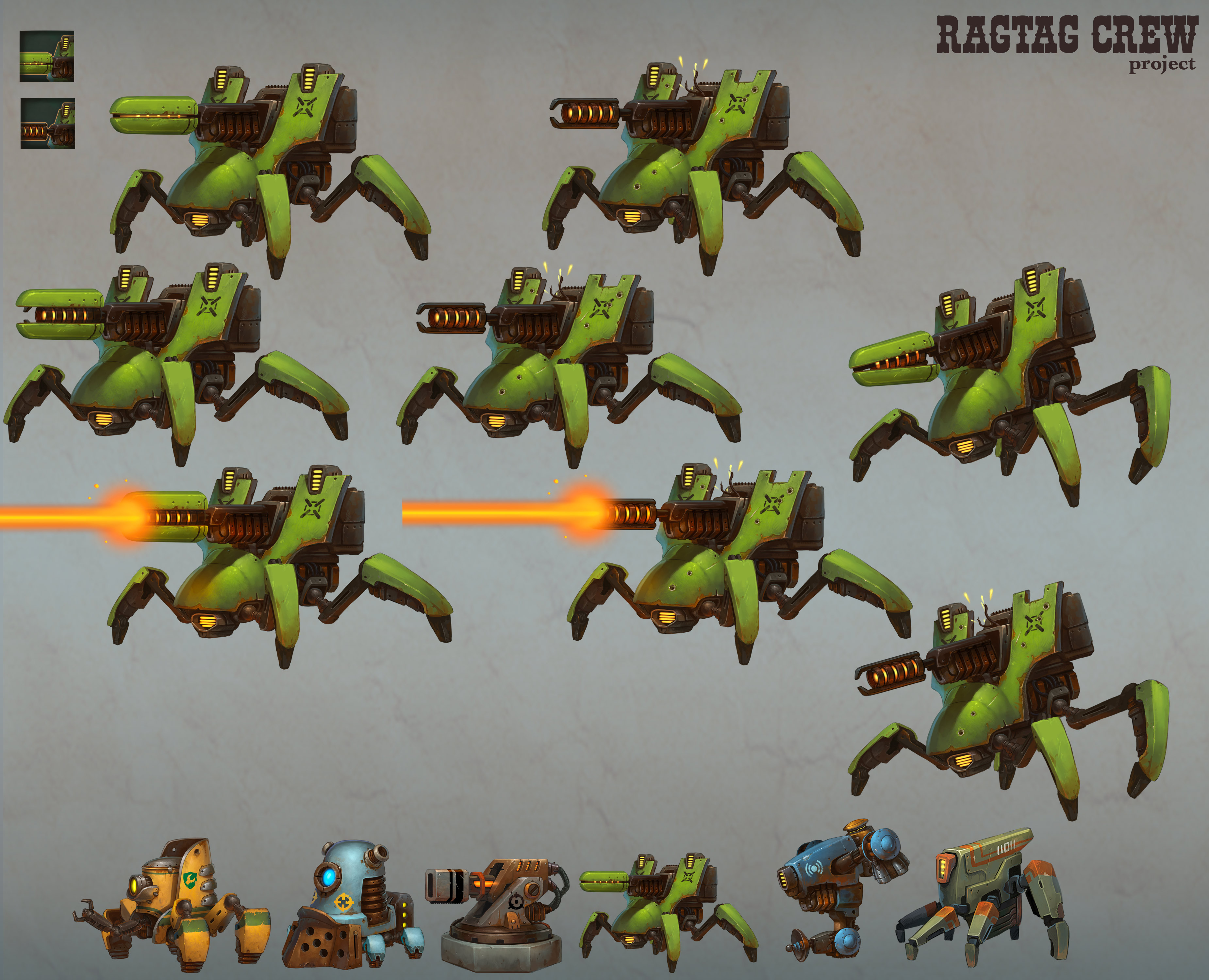 Ragtag Crew game concept by Tony Sart : r/ImaginaryRobotics