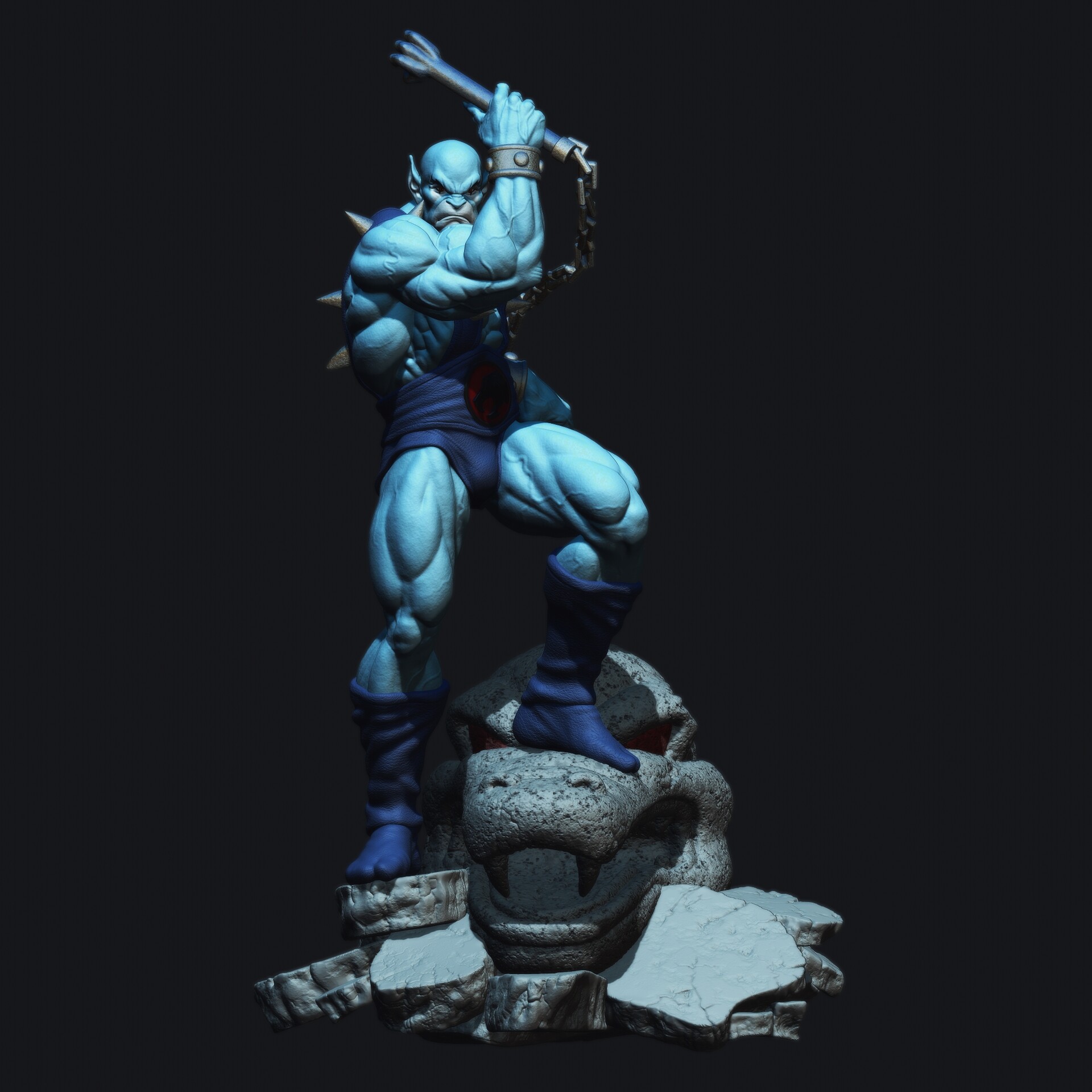 ArtStation - Panthro Fanart STL / Copmplex base and medal / Thundercats ...