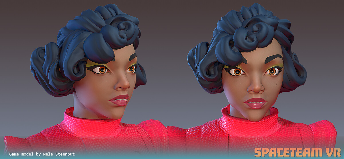 Nele Steenput - Spaceteam VR Game Characters