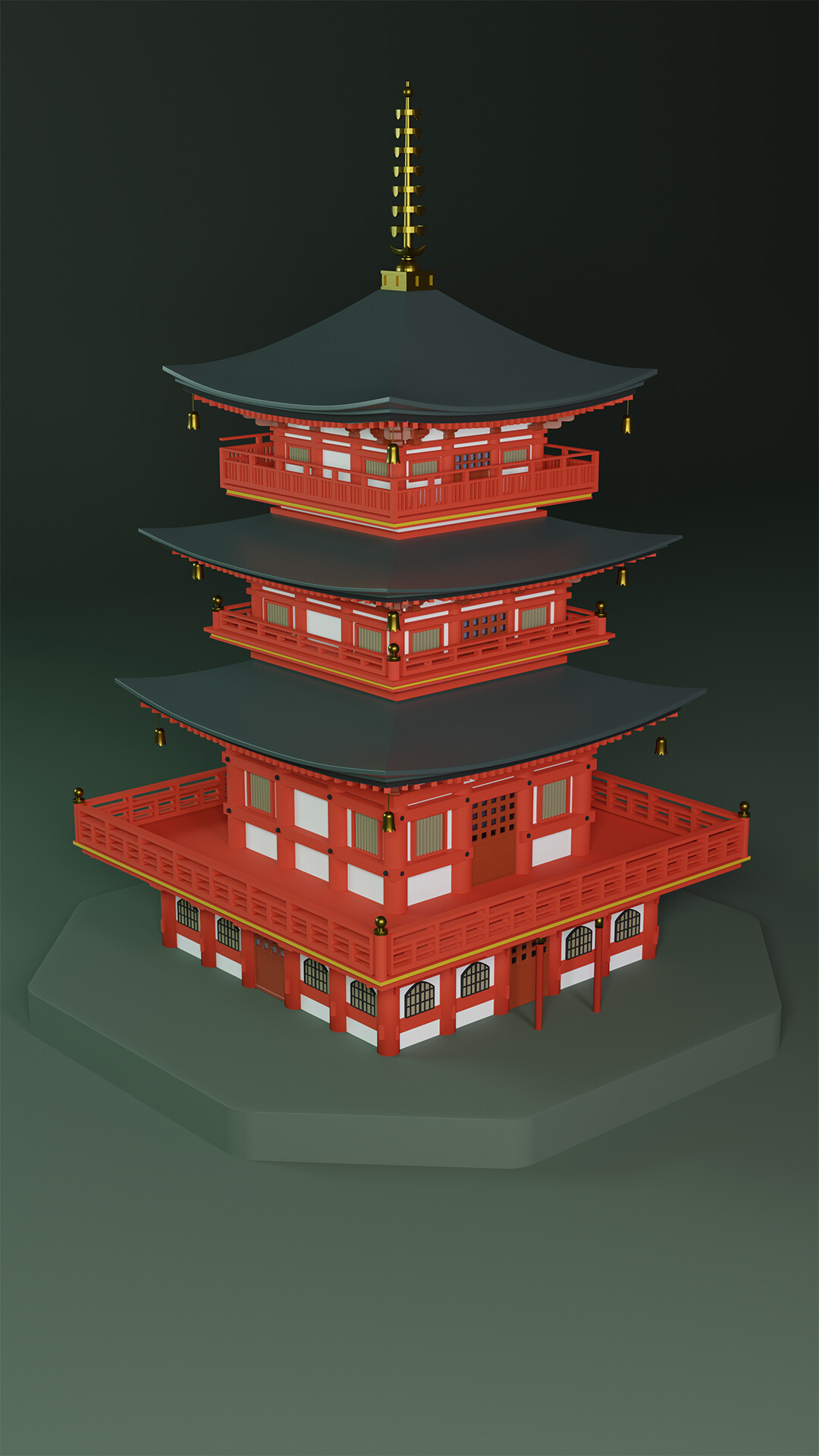 ArtStation - Japanese Pagoda