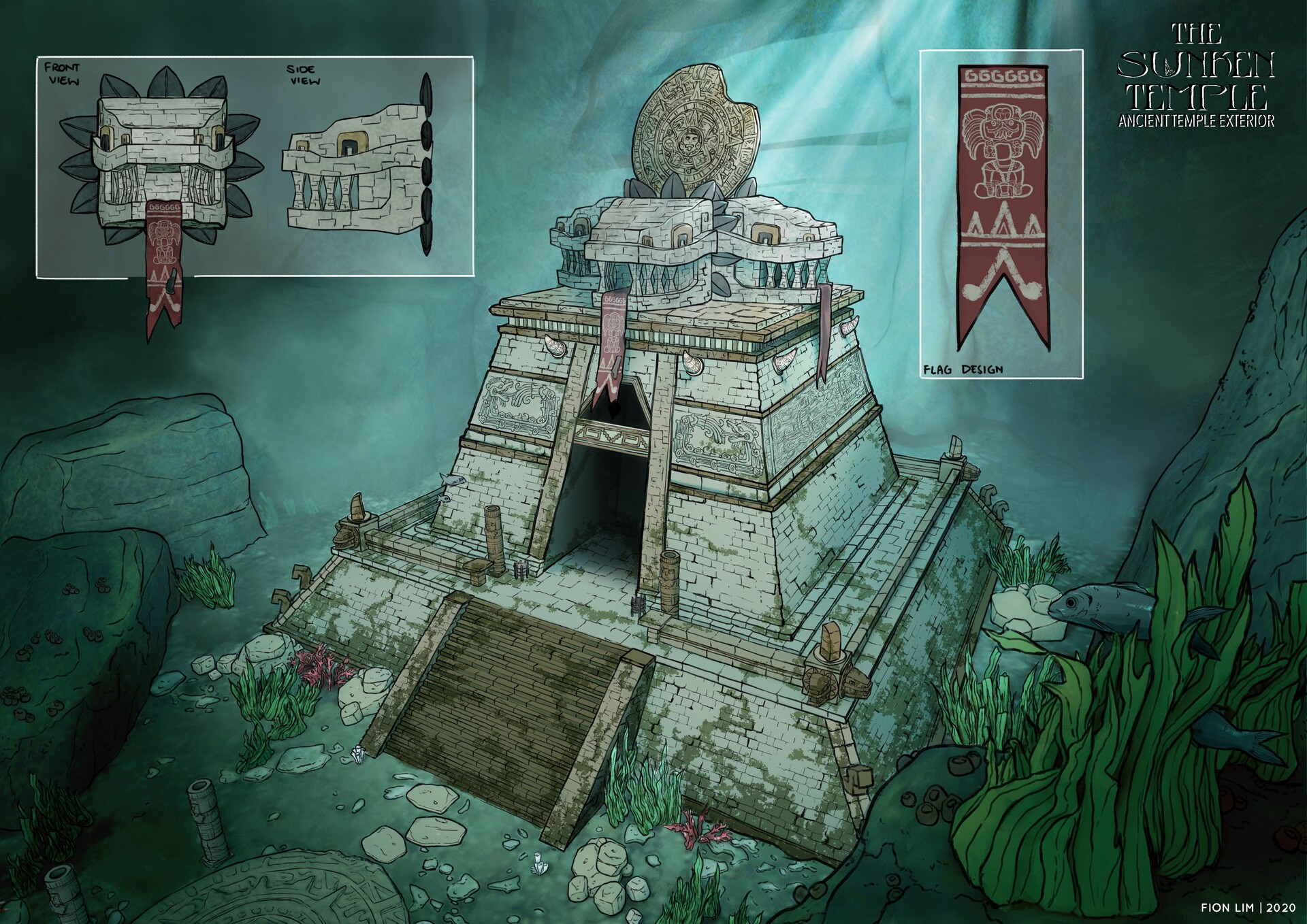 mayan temple design