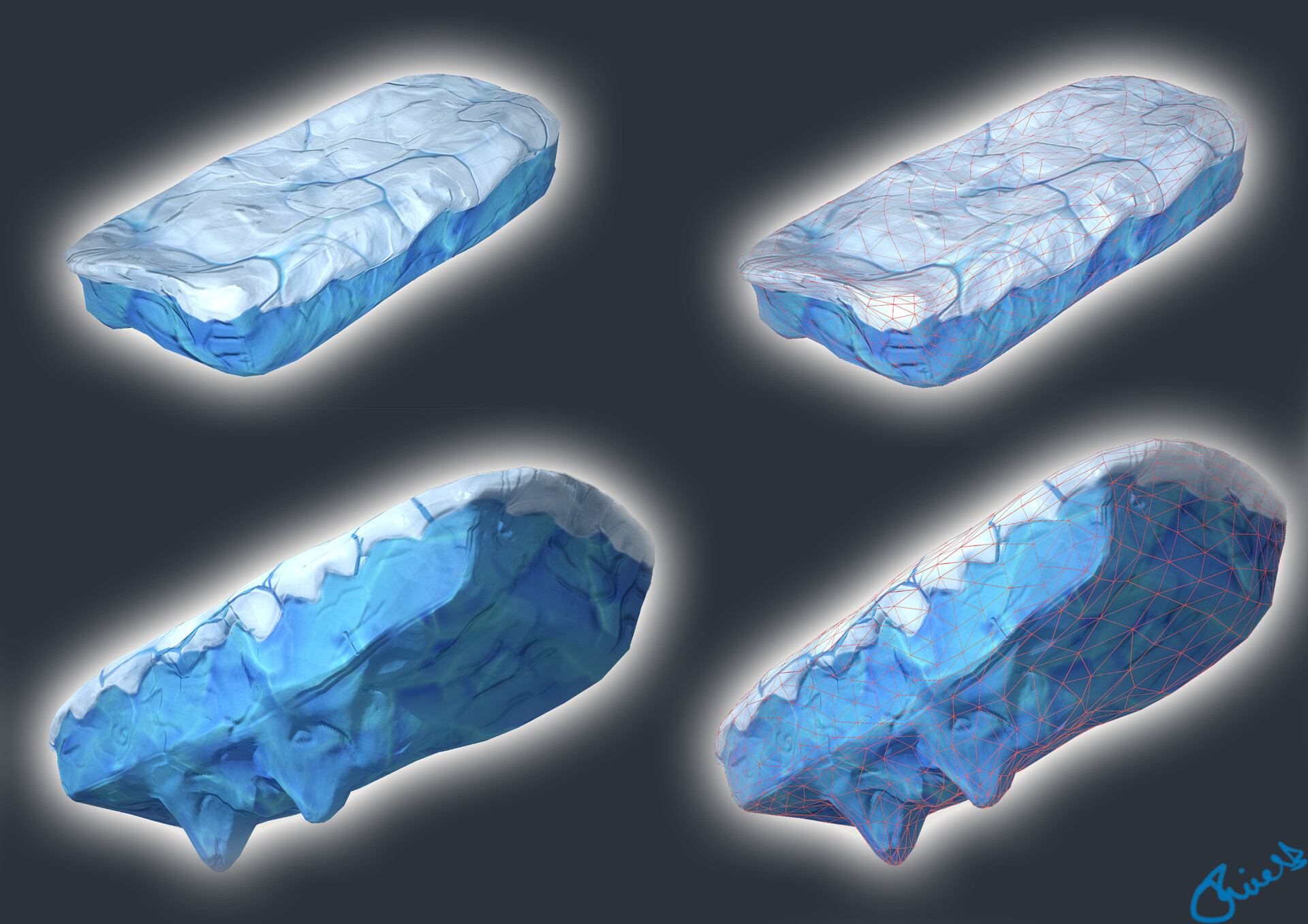 Charlie Fields - Stylized Ice Platform Designs