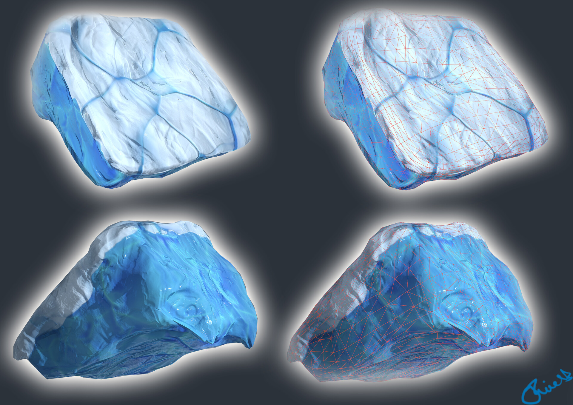 Charlie Fields - Stylized Ice Platform Designs