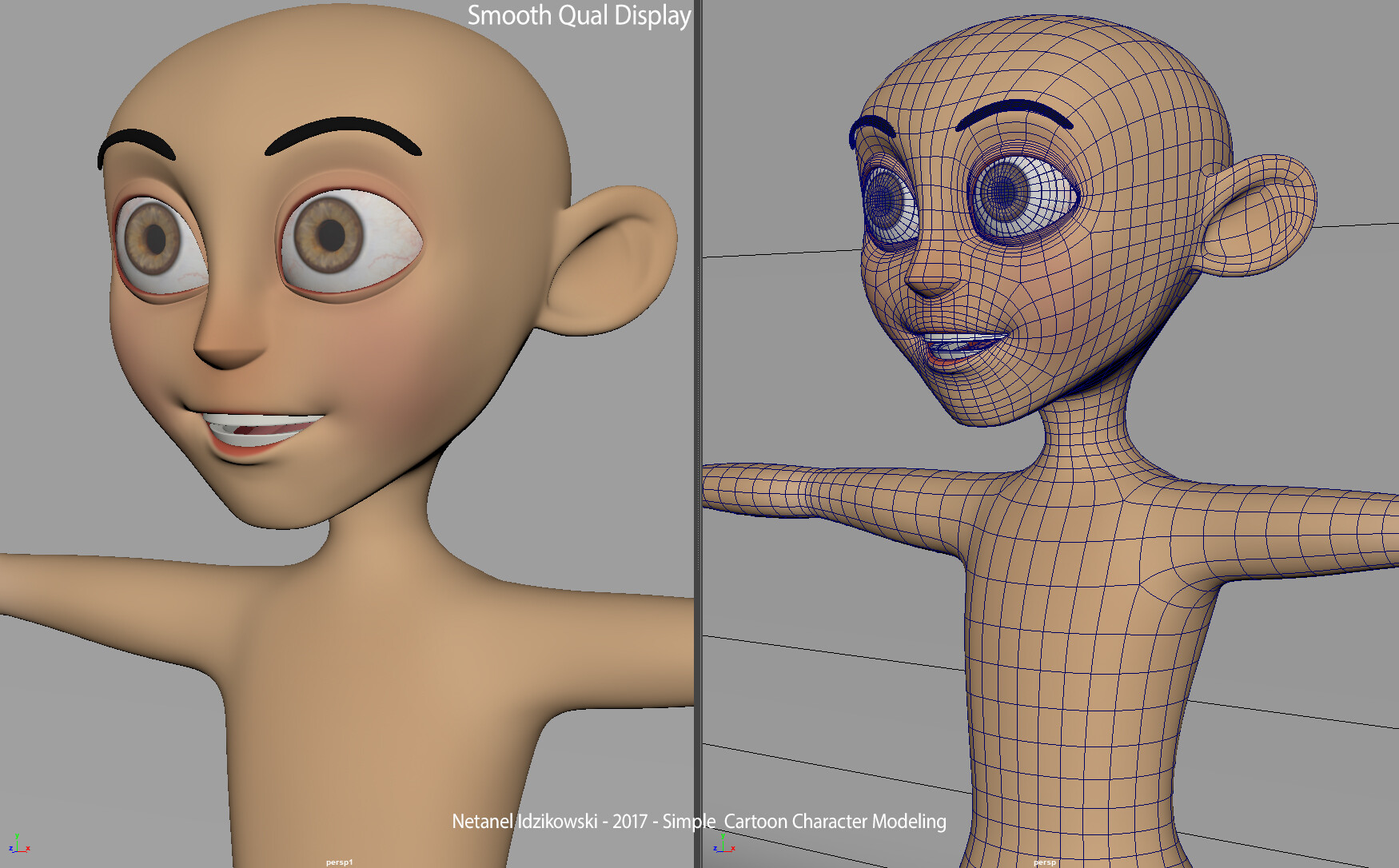 ArtStation - Simple Cartoon Character Modeling
