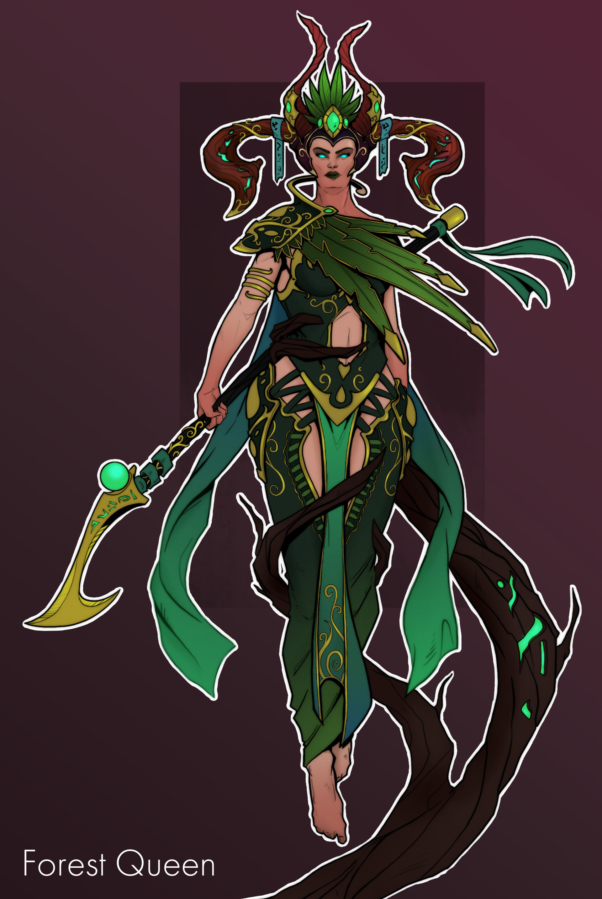 ArtStation - Forest Queen