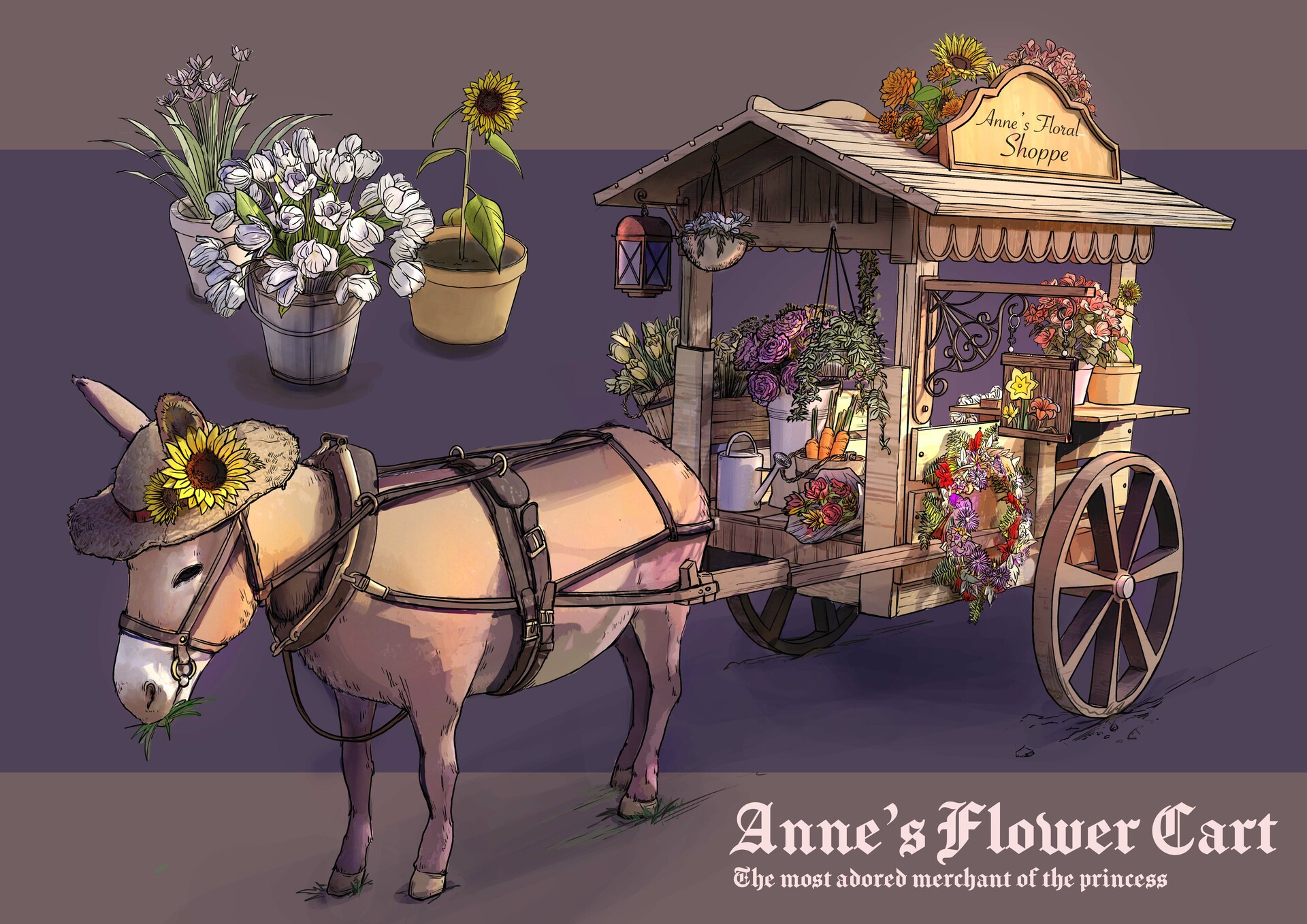ArtStation - Mule Flower cart