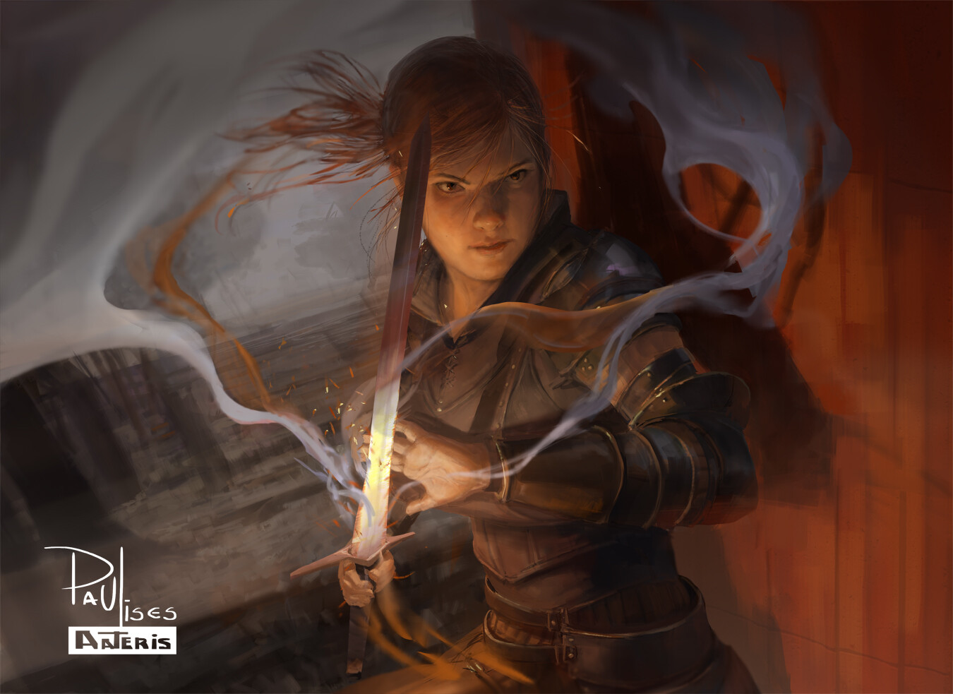 ArtStation - Determined Pyromancer, Romiry