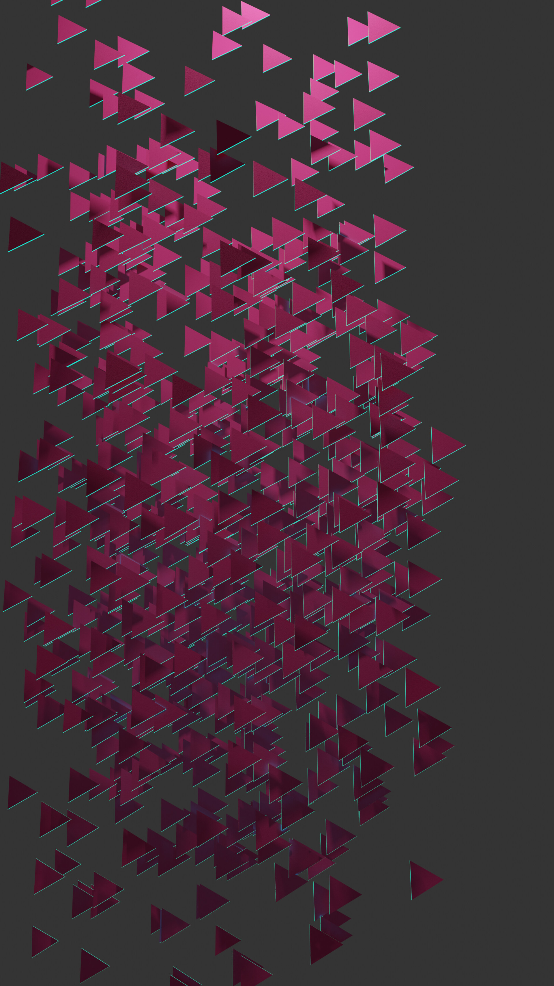 ArtStation - Retro Pink Triangles