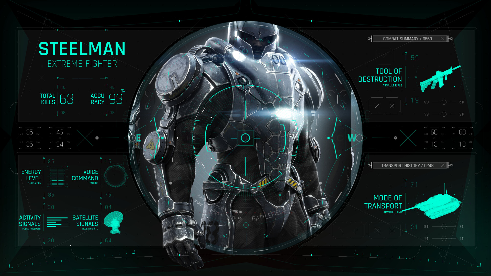 ArtStation - HUD Game UI