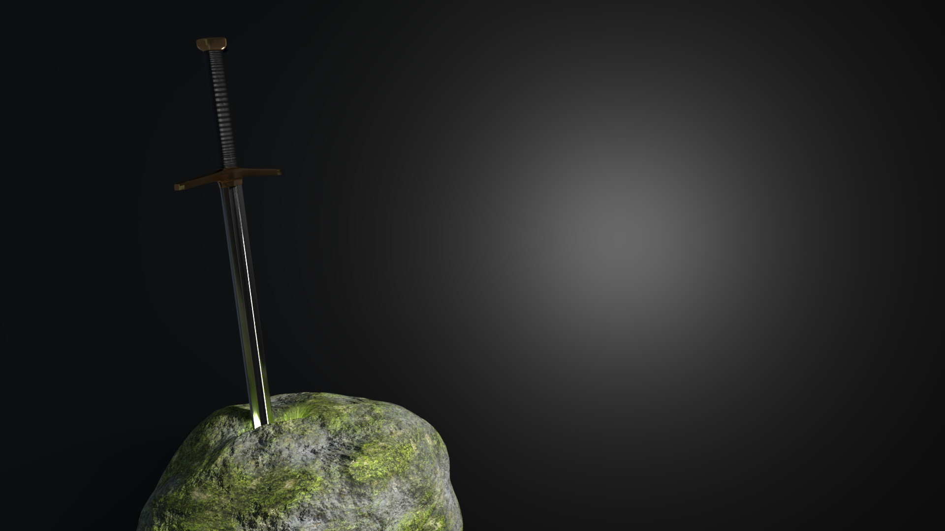 ArtStation - Simple sword in simple stone