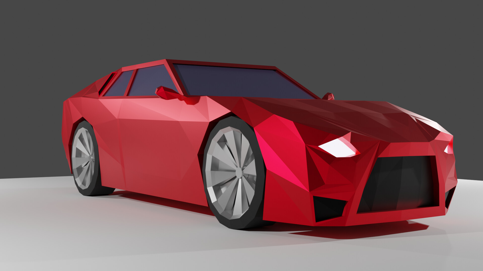 ArtStation - Low Poly Car
