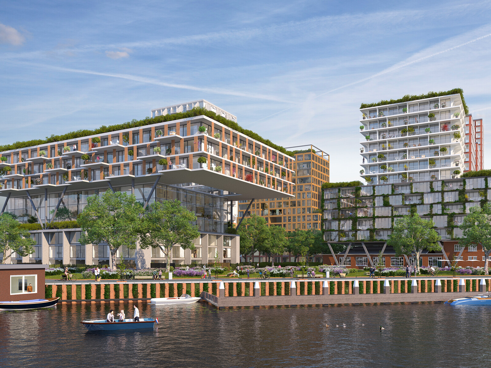 Harm Sollie - Architectural Visualizations, city development area