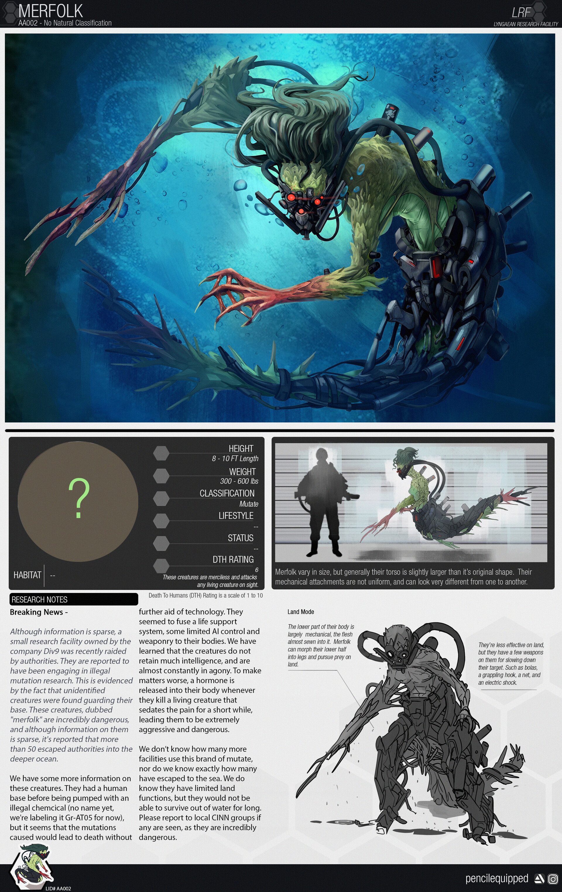ArtStation - Merfolk - Creature Concept