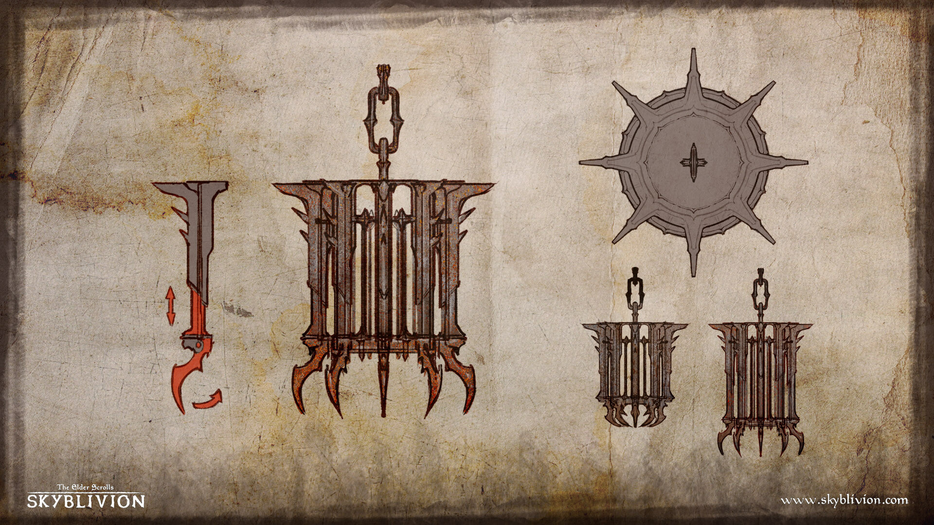Alexandre Coadou - Skyblivion - Deadlands environment and props