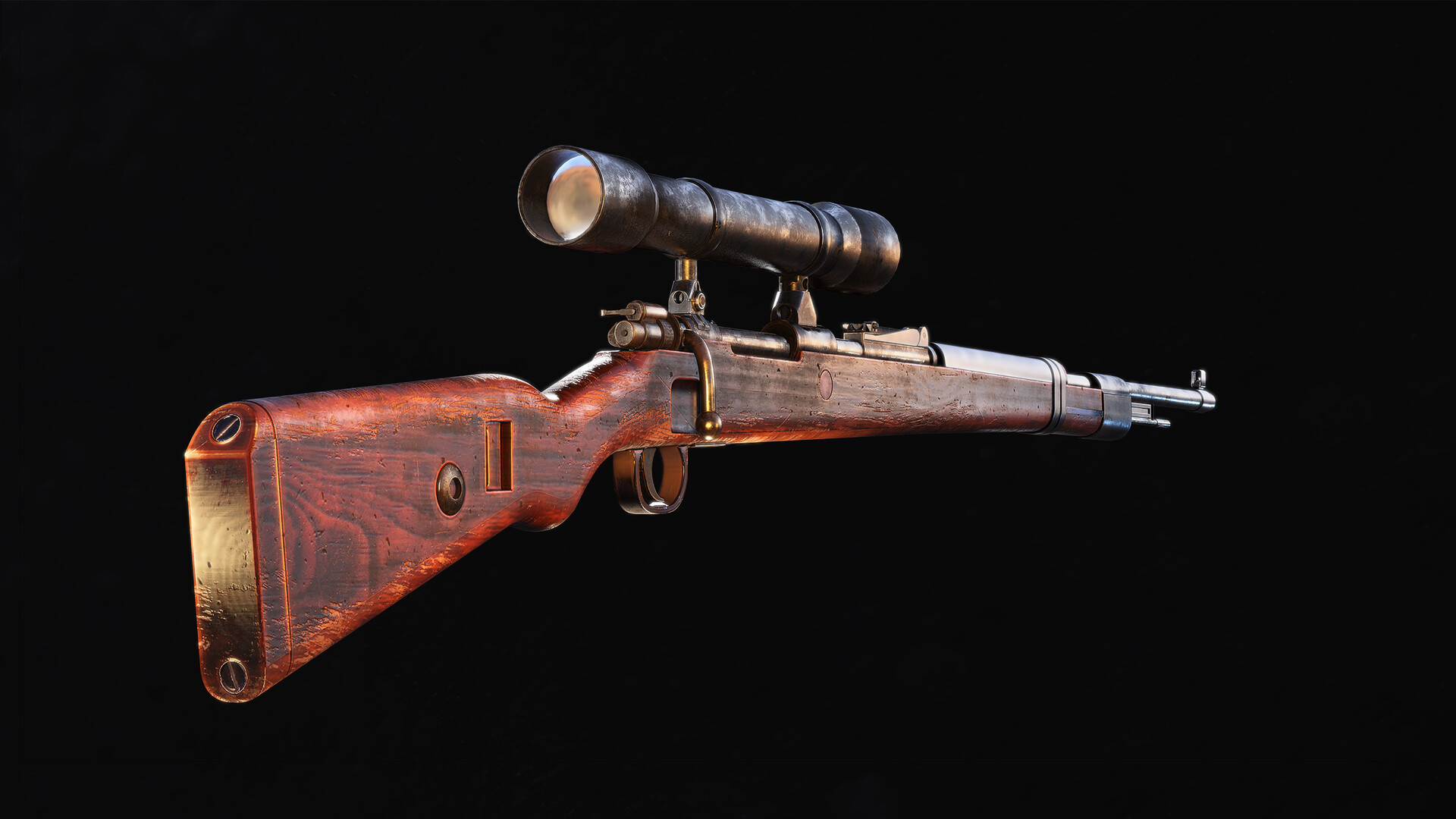 Mauser 98 Sniper Rifle