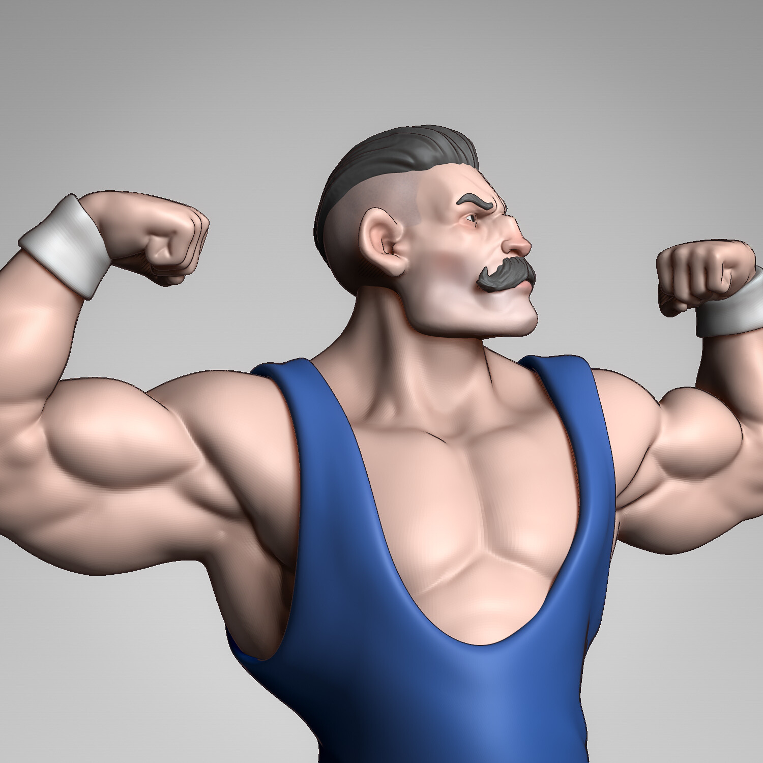 Marcelo Moraes - Bodybuilder Cartoon Concept