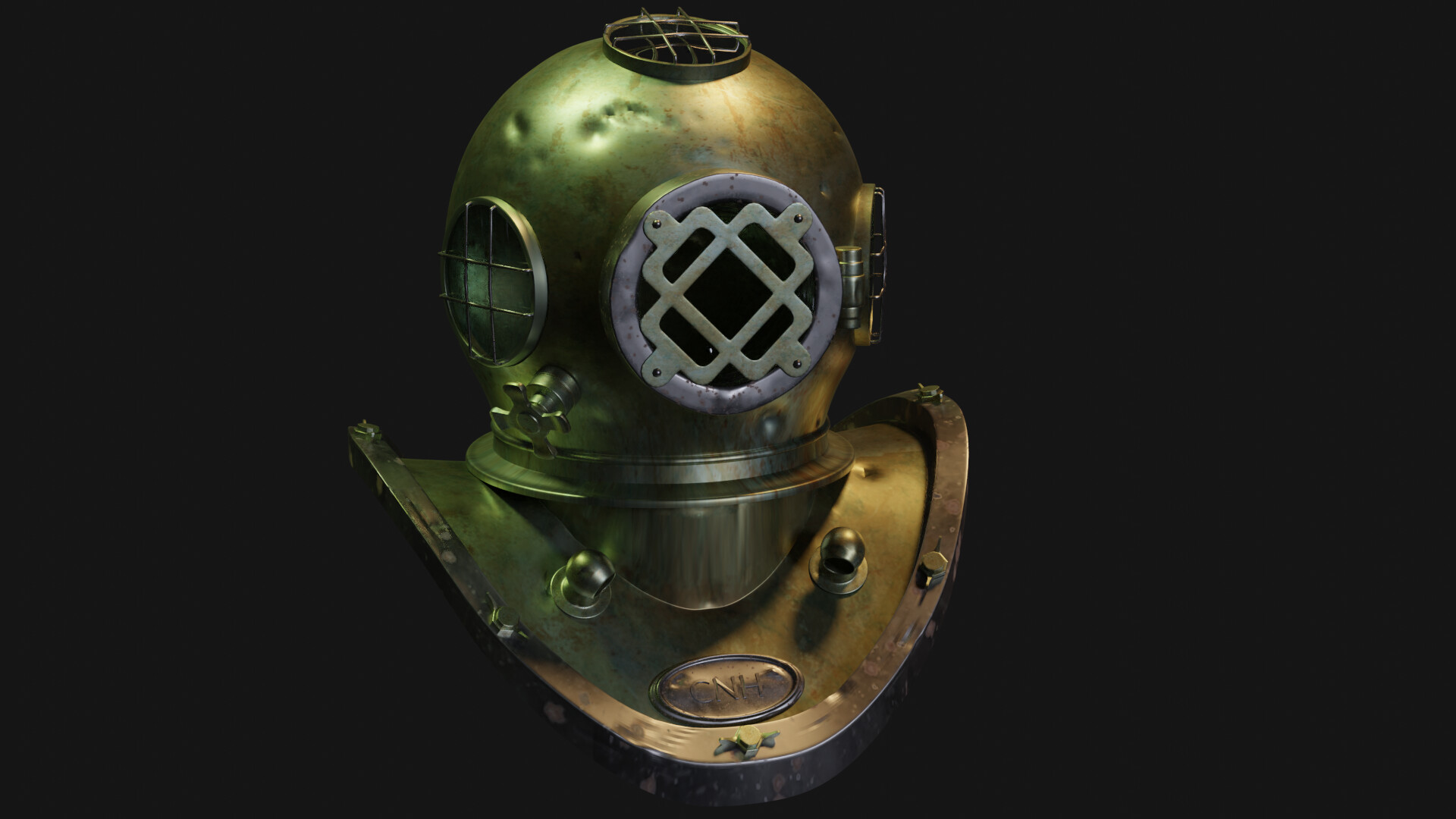 ArtStation - Diving Helm