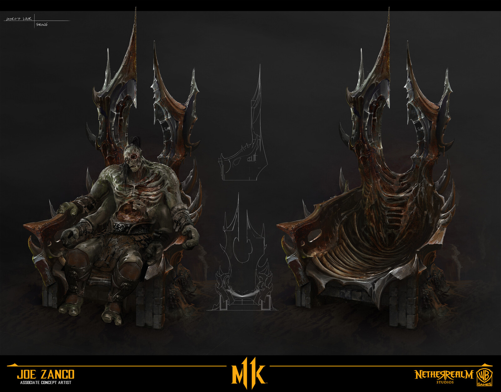 Joe Zanco - Mortal Kombat 11 Concepts: Goro's Lair