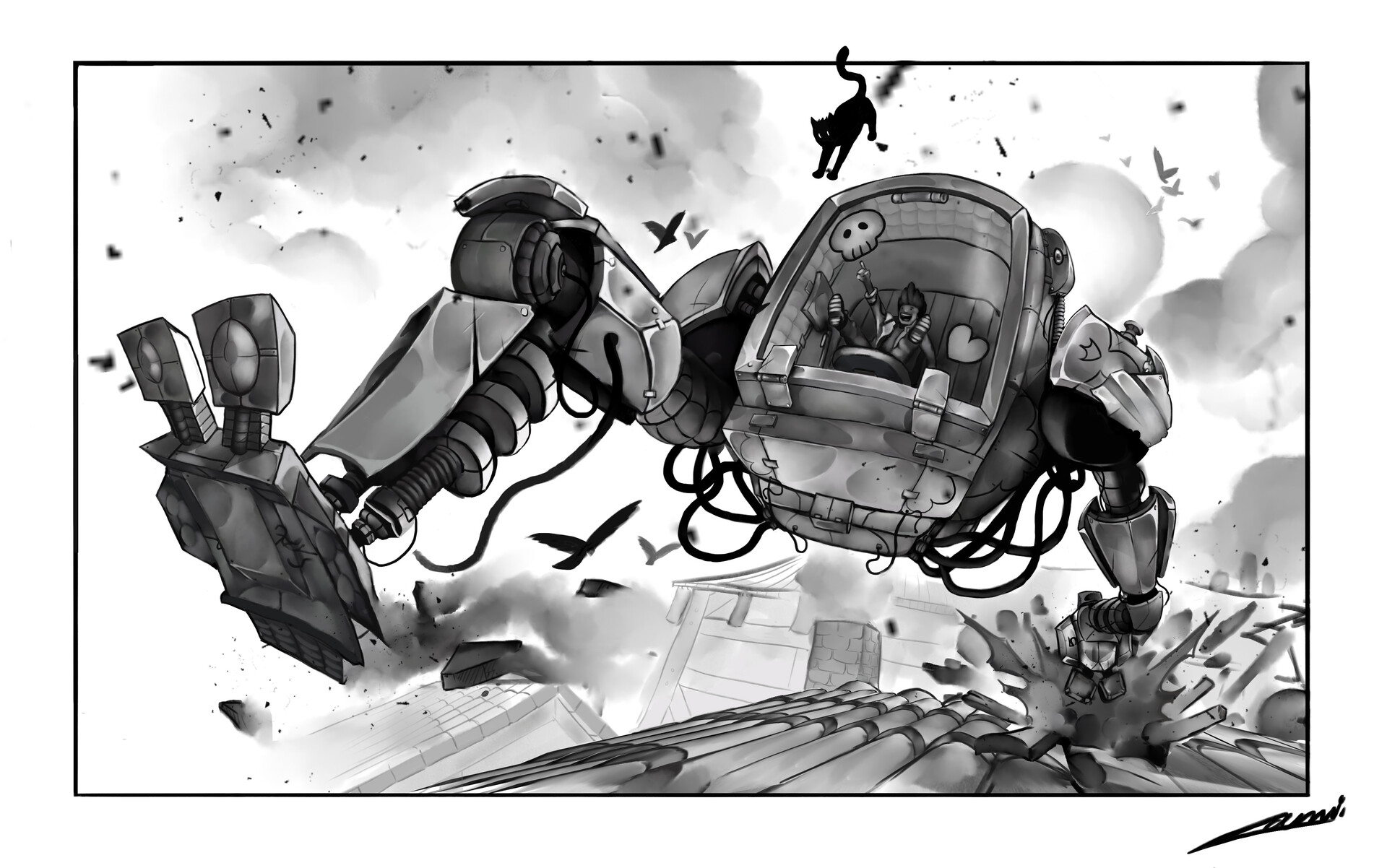 ArtStation - Cat Mecha