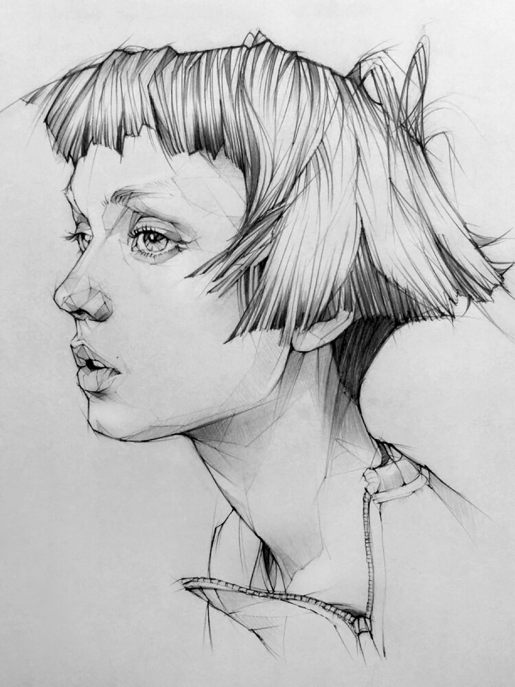 ArtStation - pencil drawing portrait Toh-Yasu藤保 #077