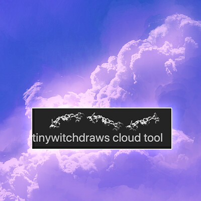 how to draw clouds clip studio paint