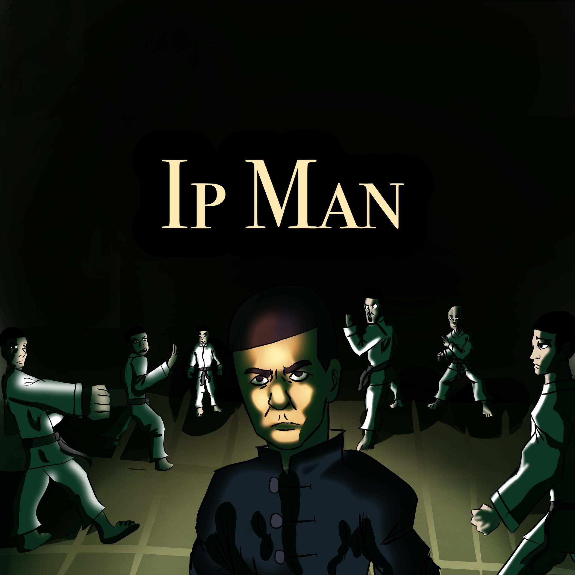 ArtStation - IP Man mock-up cover