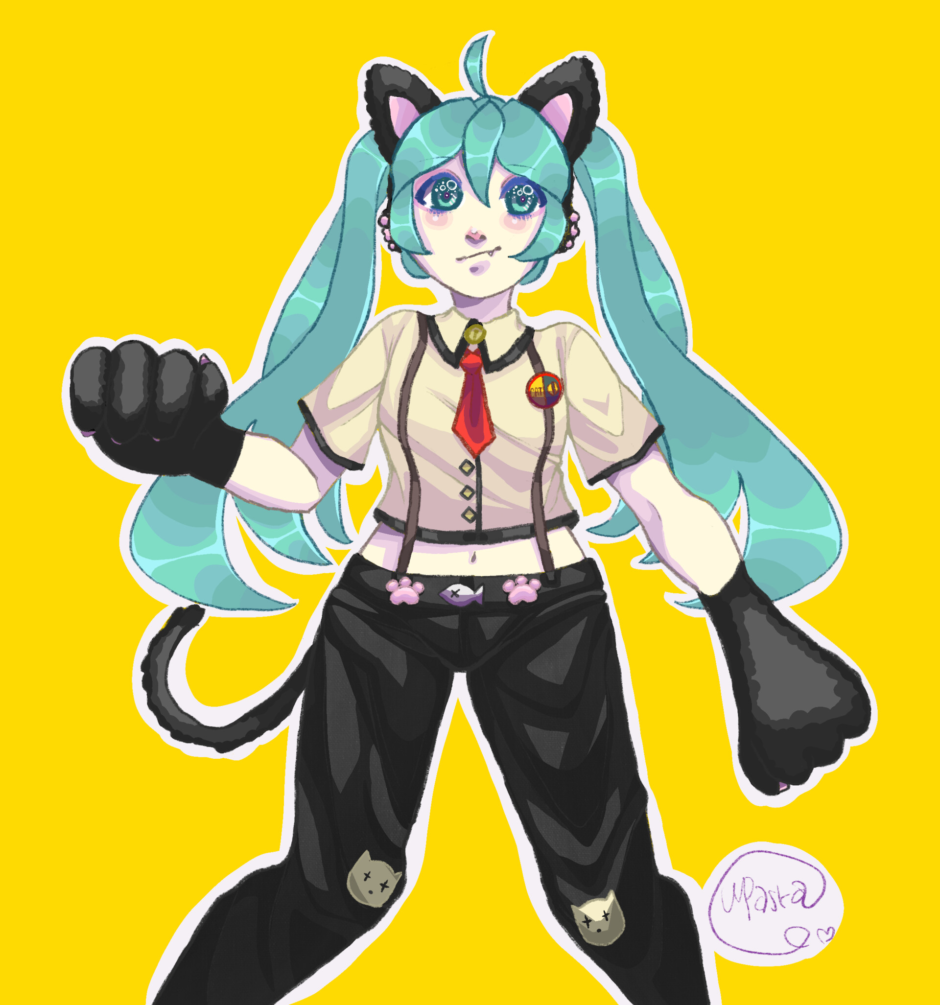 ArtStation - Nyanko Miku