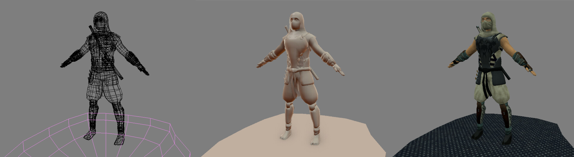 ArtStation - Ninja low poly for games