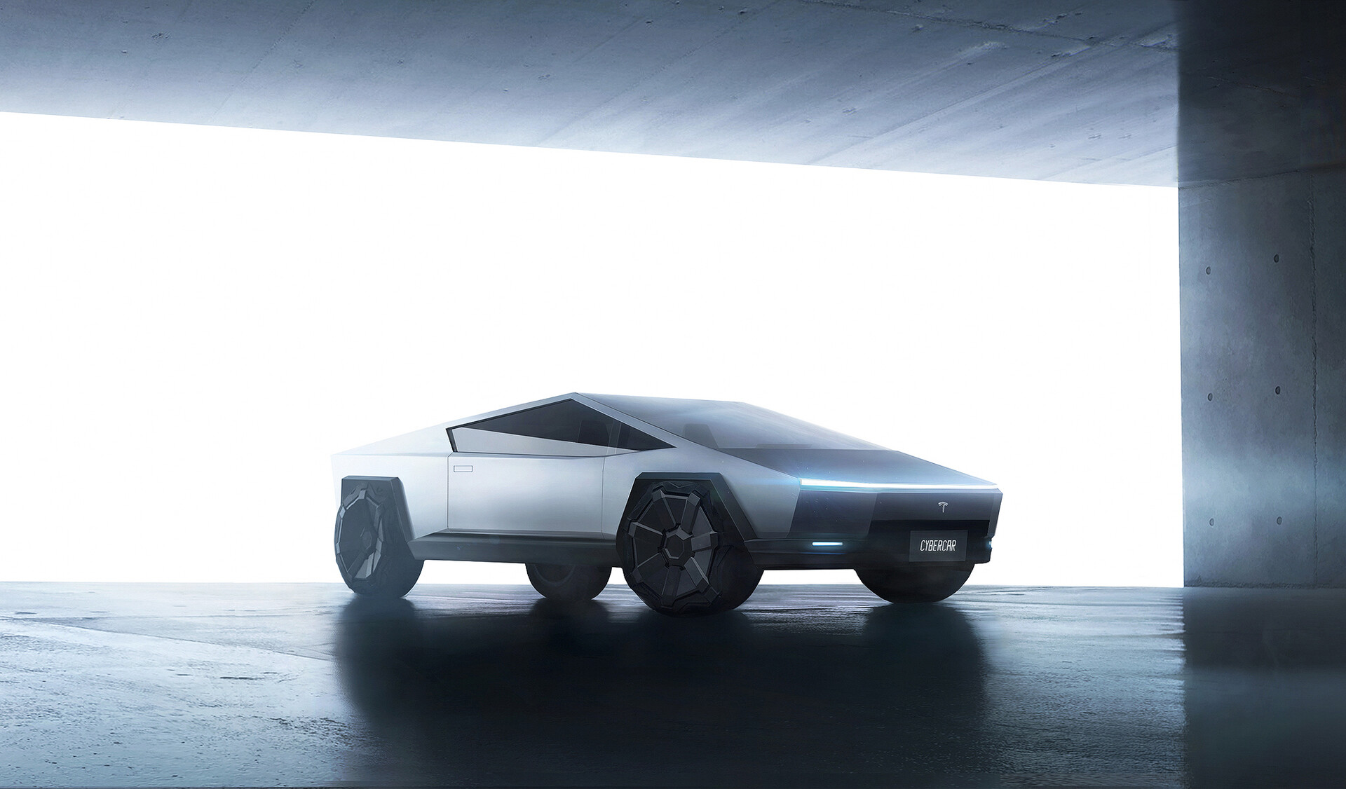 ArtStation - Tesla Cybercar Concept