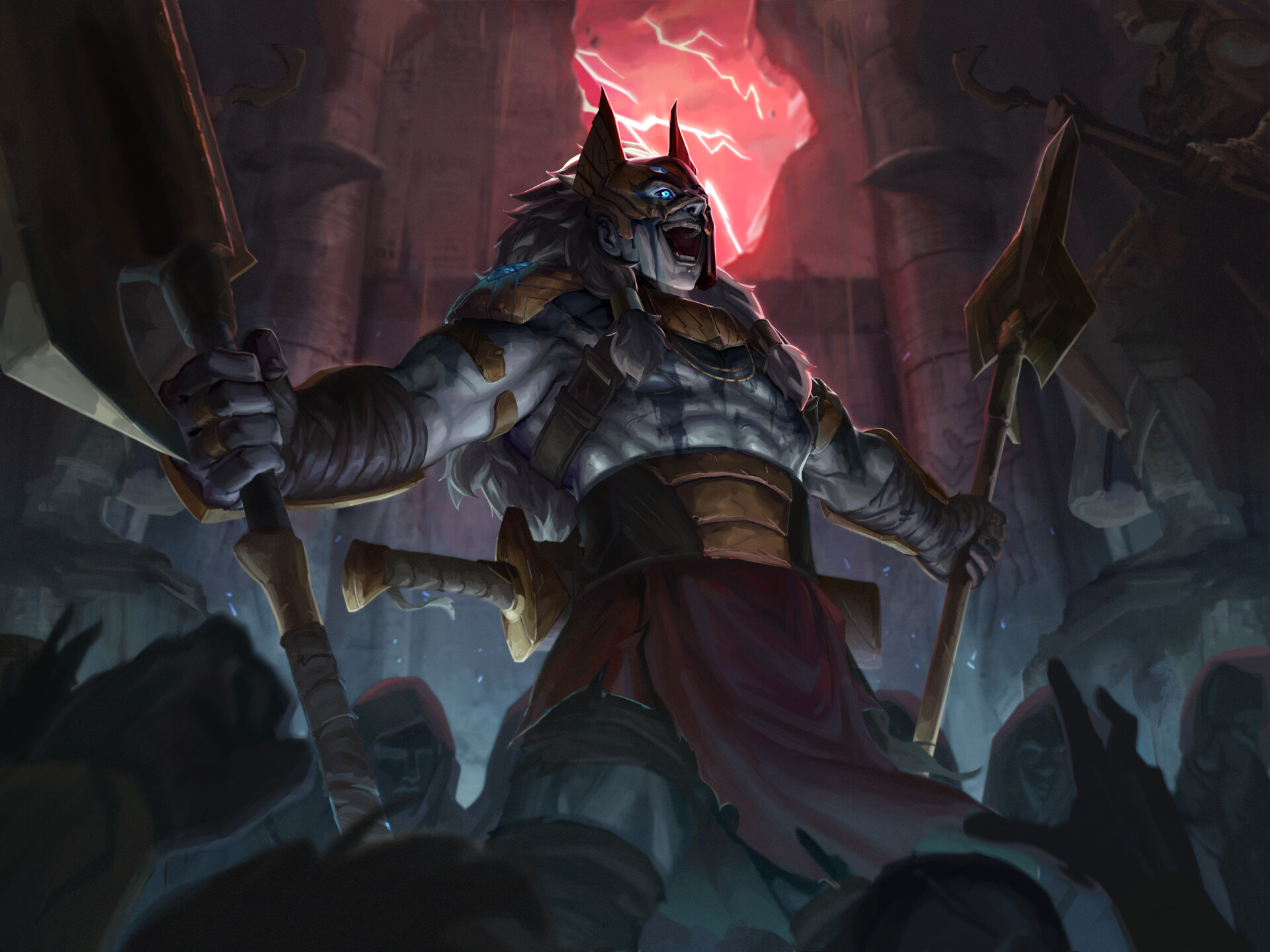 ArtStation - Anubite Battlechief - Factions: Battlegrounds, Ian Zhou