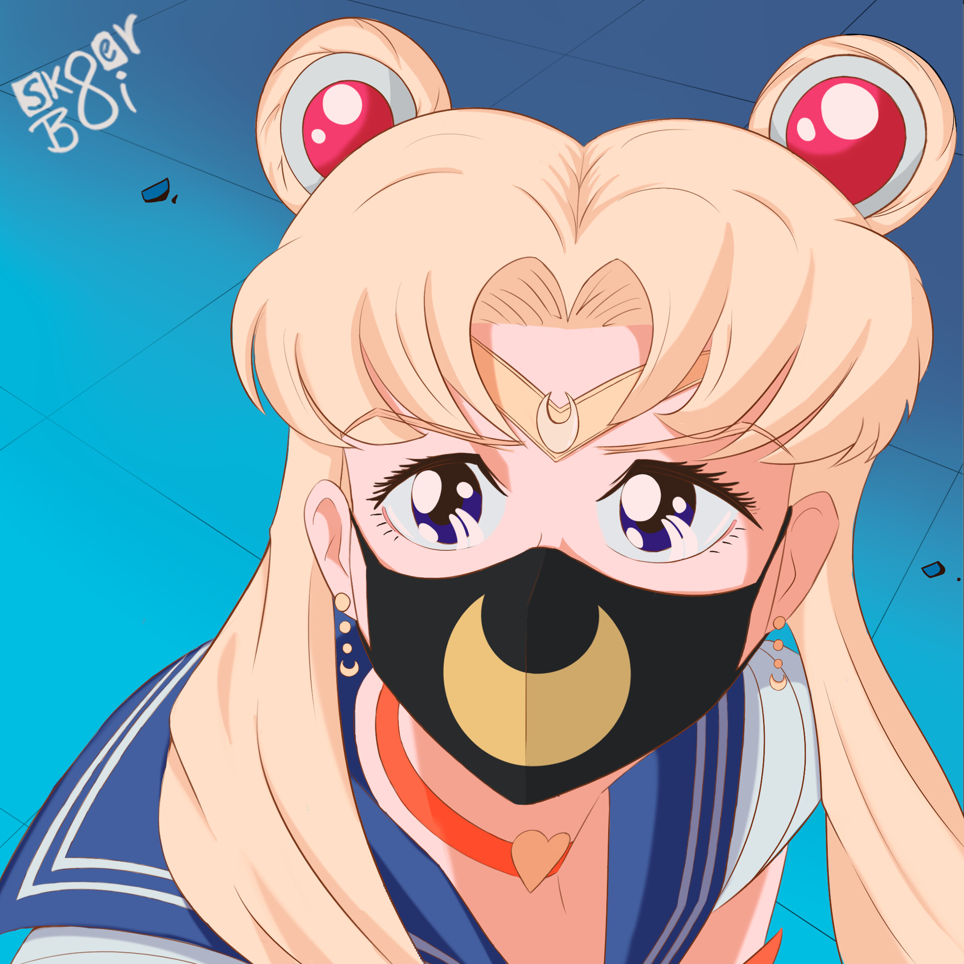 ArtStation - Sailor Moon Redraw - Face Mask