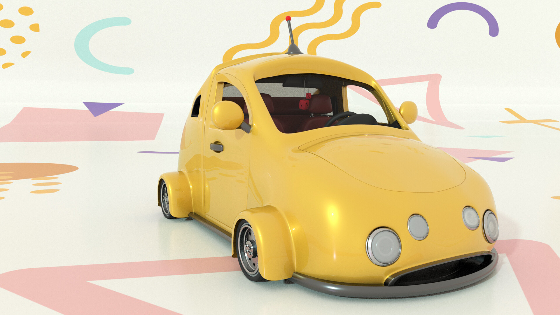 ArtStation - Cartoon Car