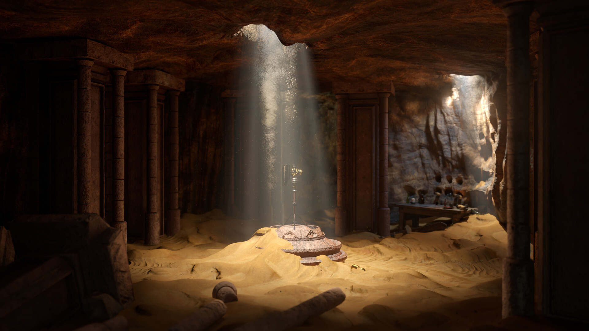 ArtStation - Desert Cave