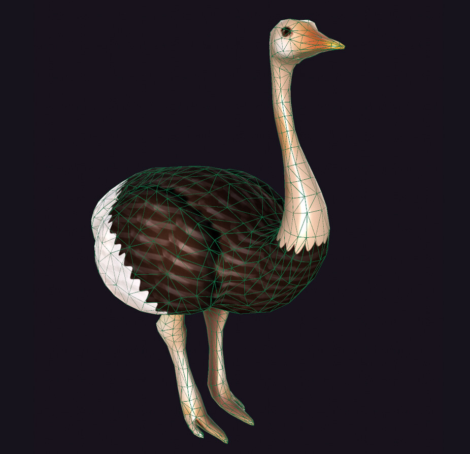 ArtStation - Ostrich