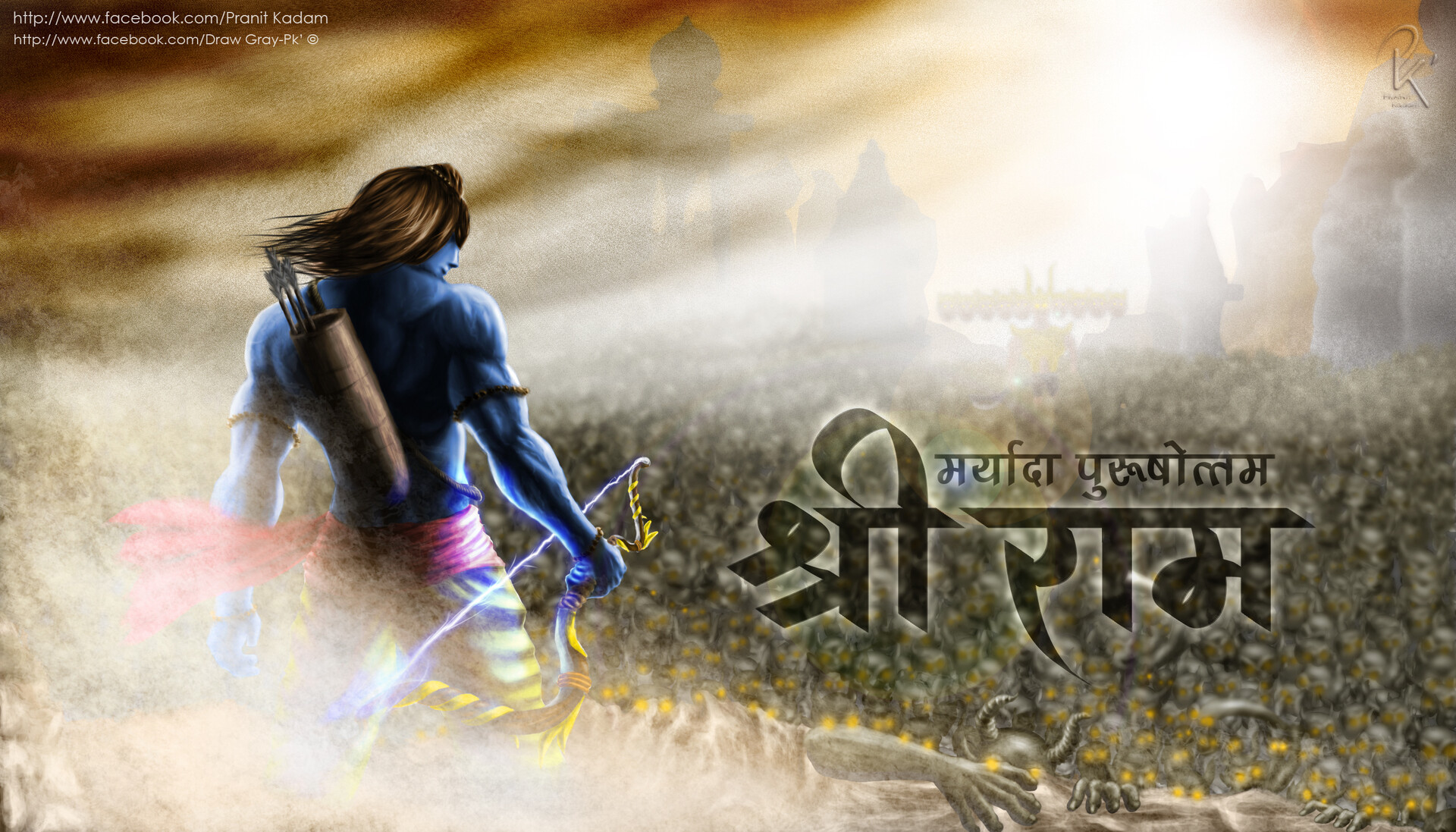 ArtStation - Shree Ram (old work 2014)