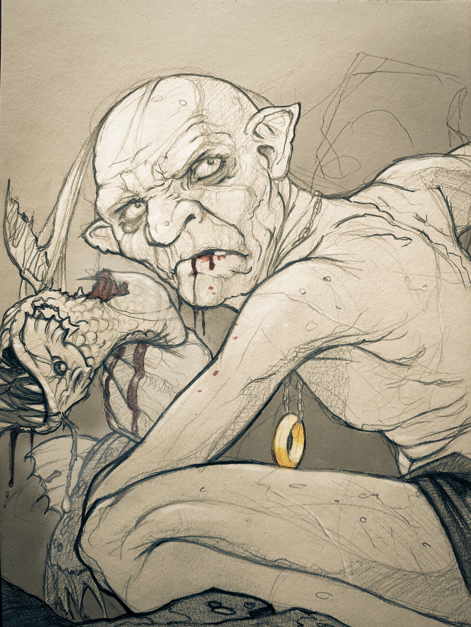 draw gollum