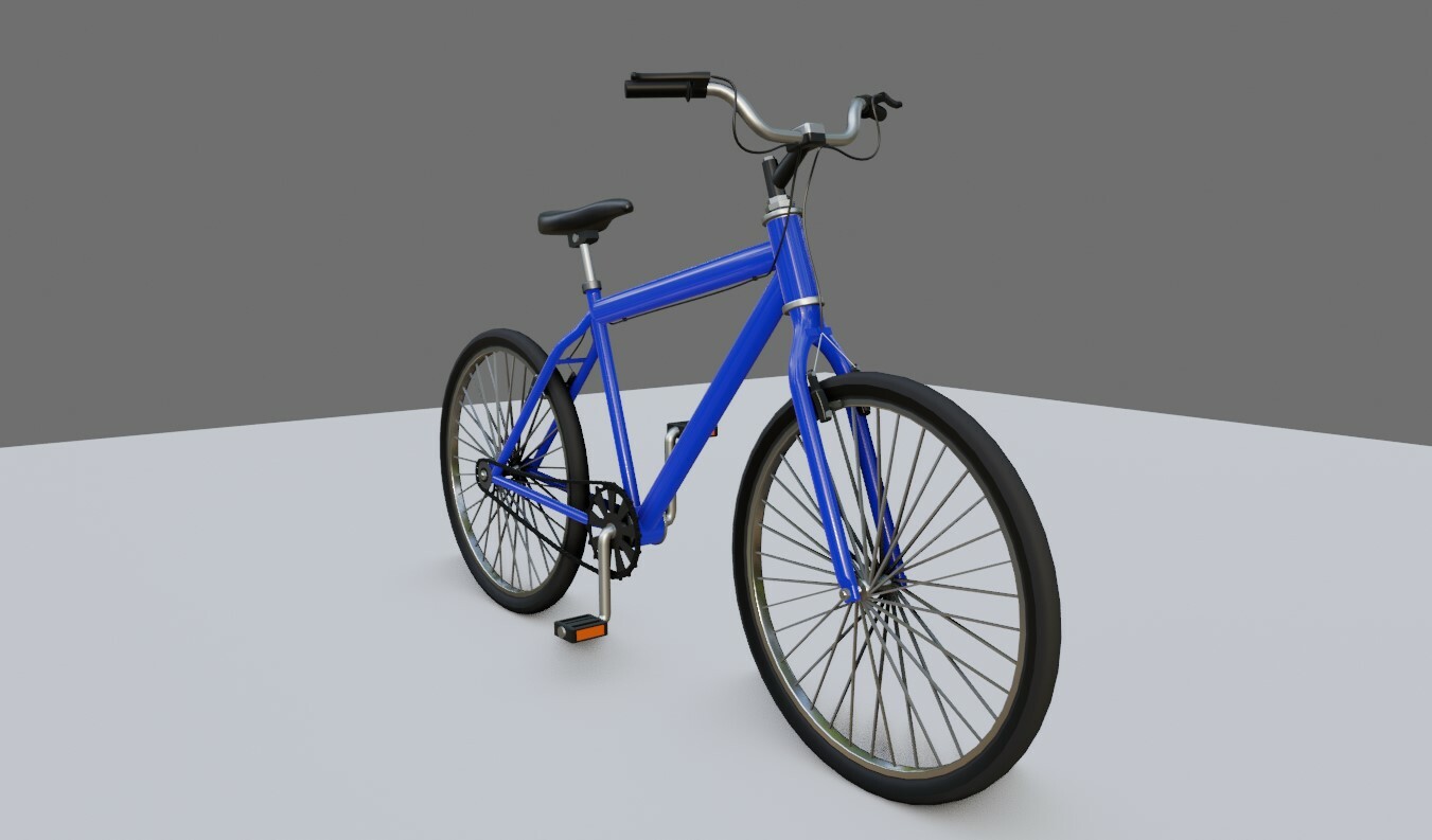 ArtStation - Blue Bicycle