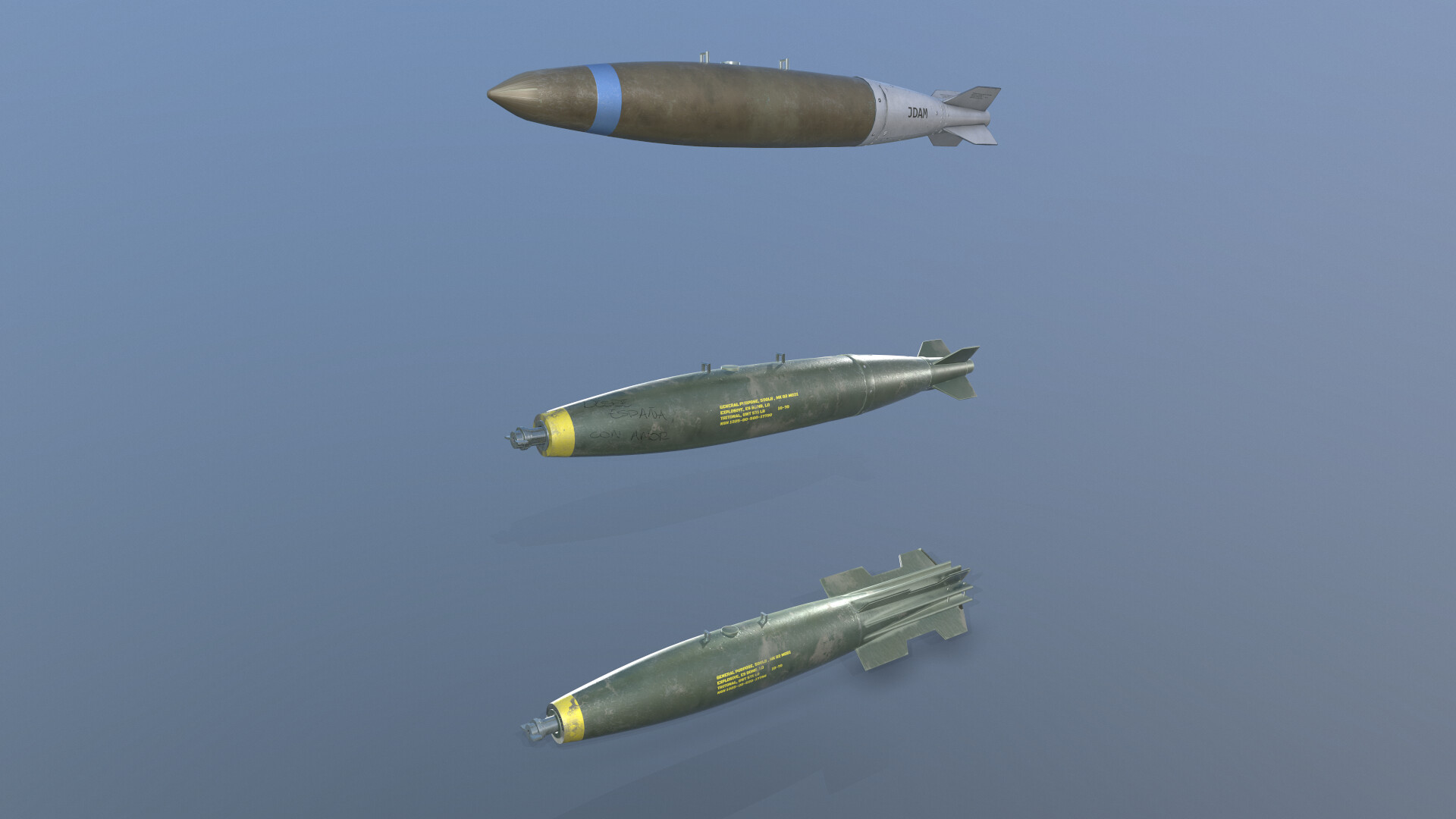 ArtStation - Bombs - MK-82 and GBU-12