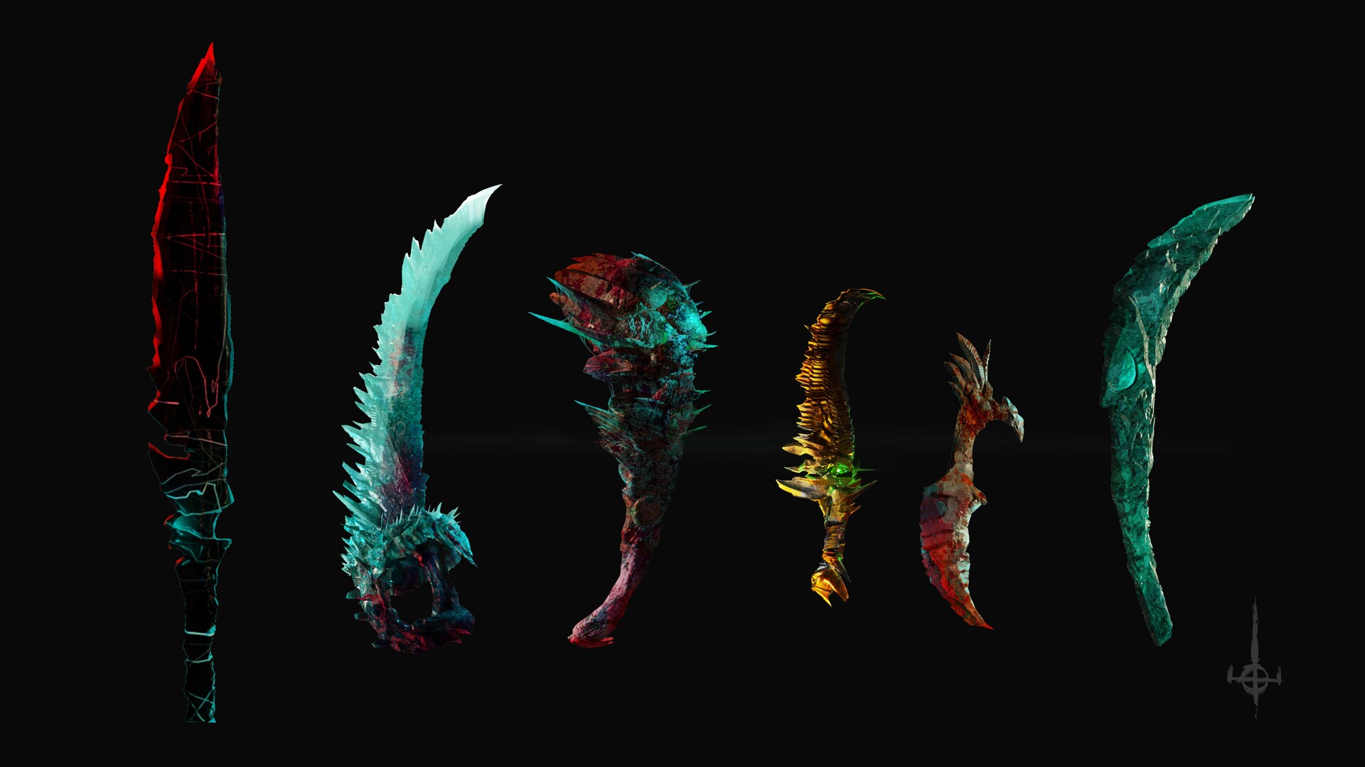 ArtStation - Alien mele weapons Vr