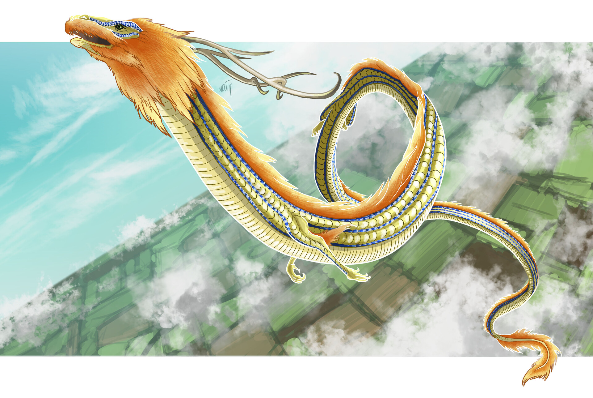 ArtStation - Dragon July, day 16